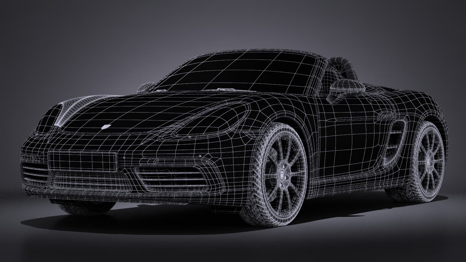 Porsche 718 Boxster 2017 - 3D Model by SQUIR