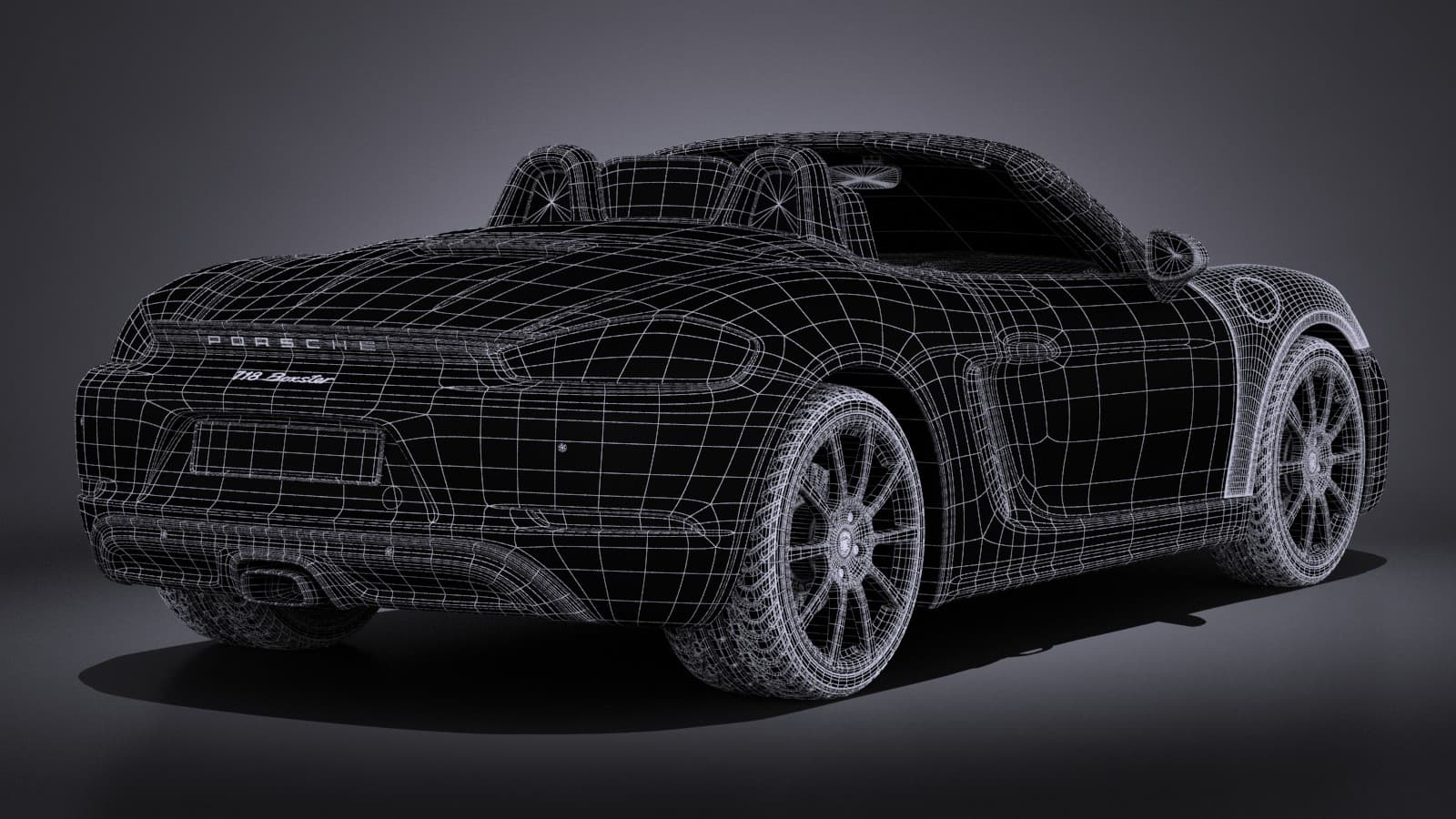 Porsche 718 Boxster 2017 - 3D Model by SQUIR