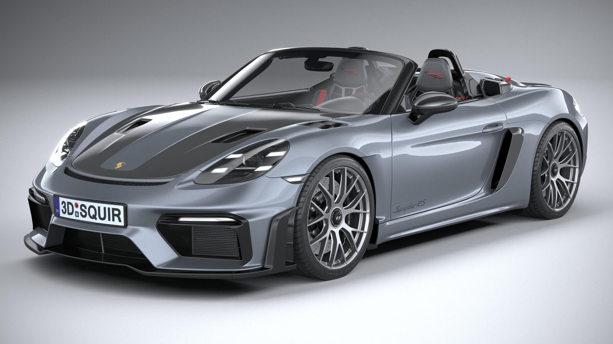 Porsche 718 Boxster Spyder RS 2024 - 3D Model by SQUIR