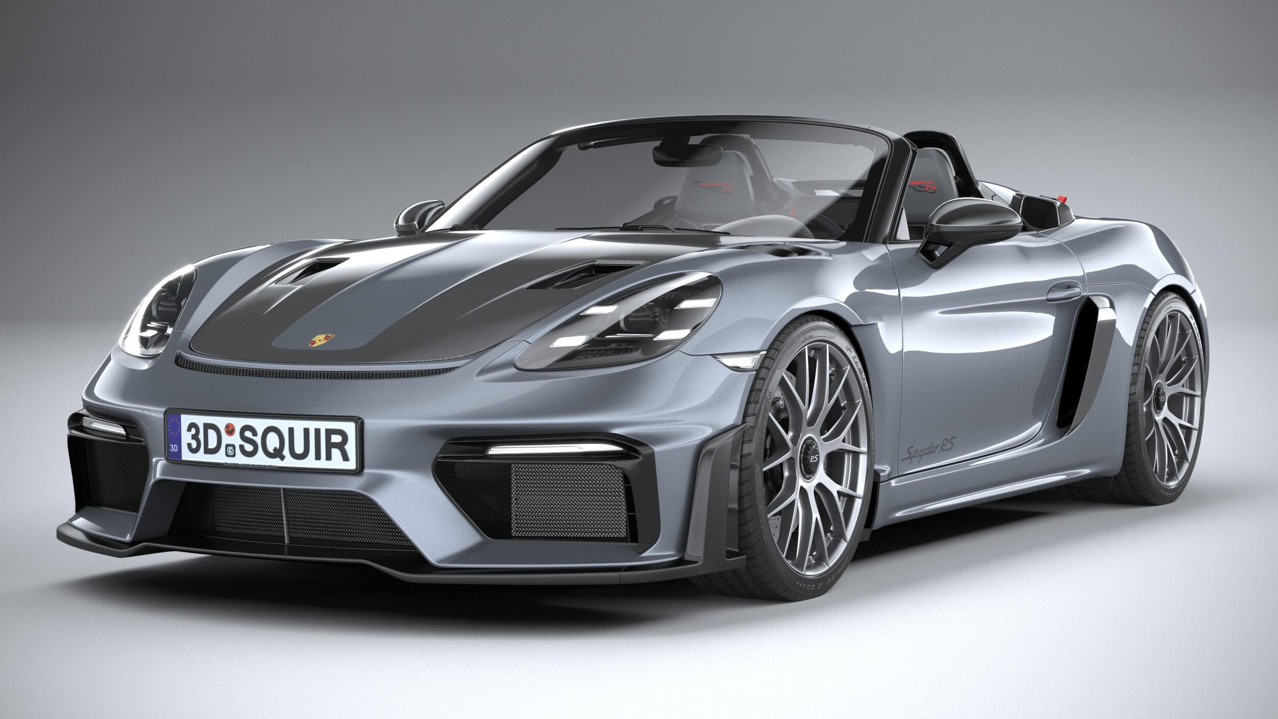 Porsche 718 Boxster Spyder RS 2024 - 3D Model by SQUIR