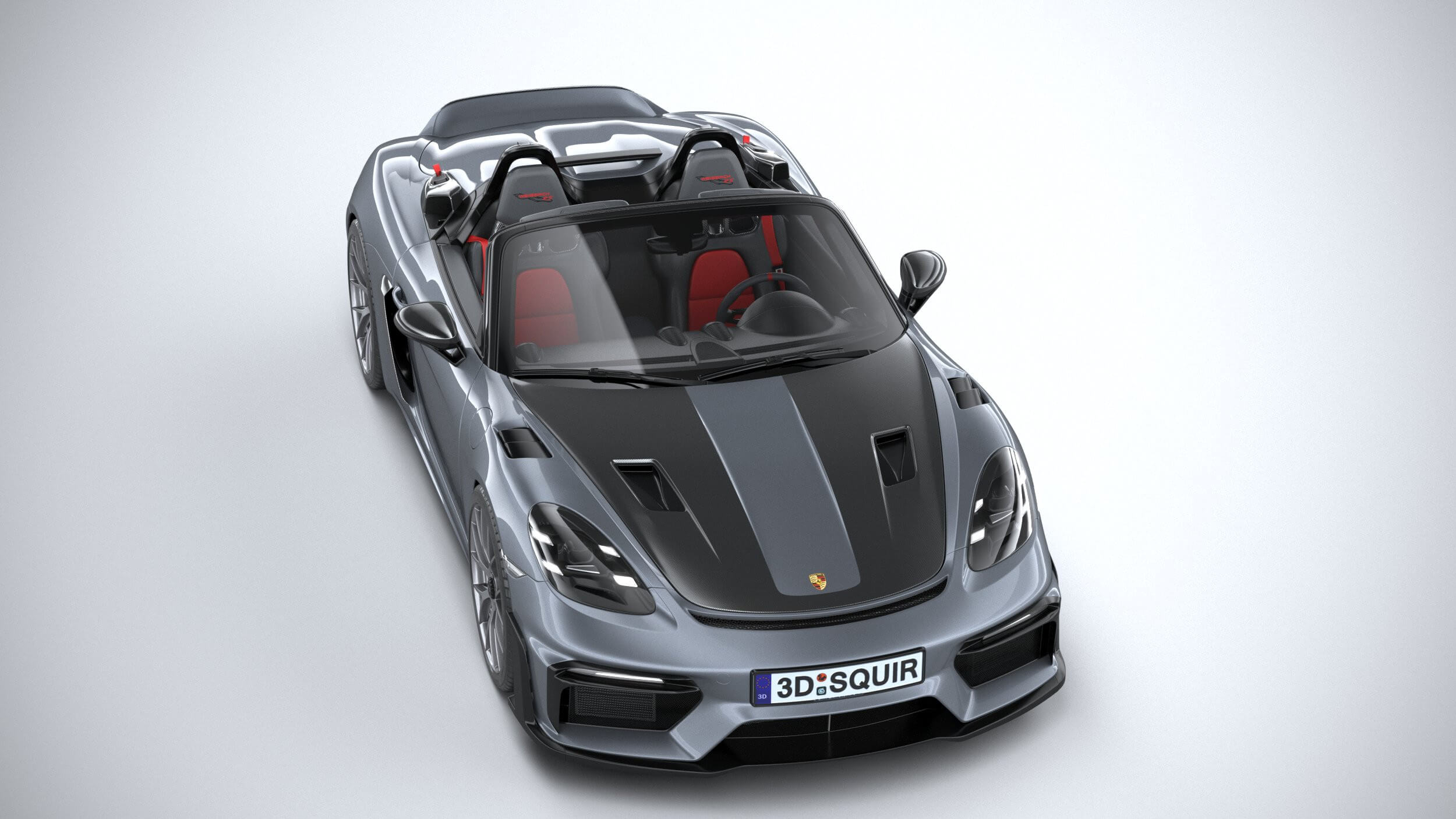 Porsche 718 Boxster Spyder RS 2024 - 3D Model by SQUIR