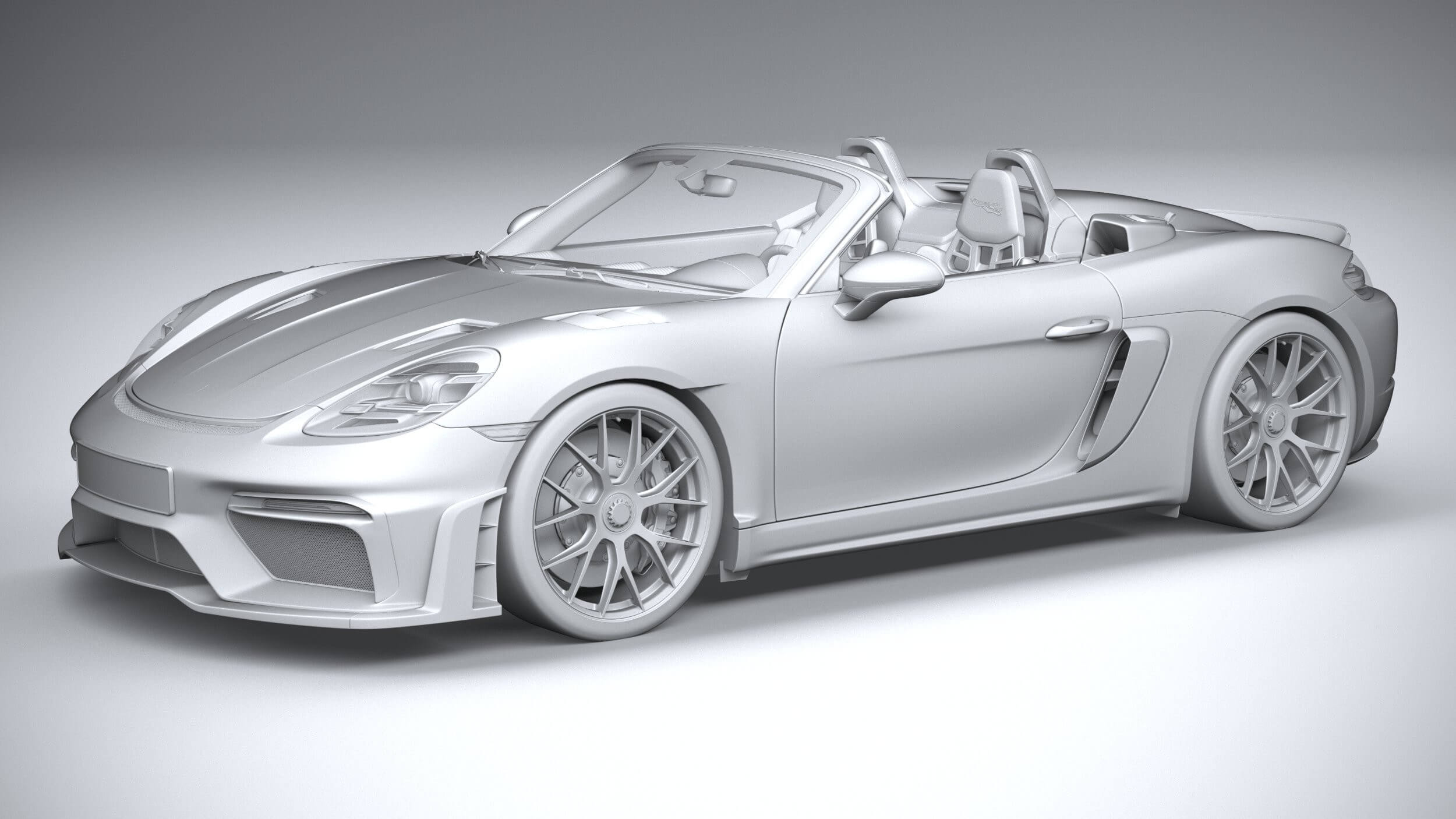 Porsche 718 Boxster Spyder RS 2024 - 3D Model by SQUIR