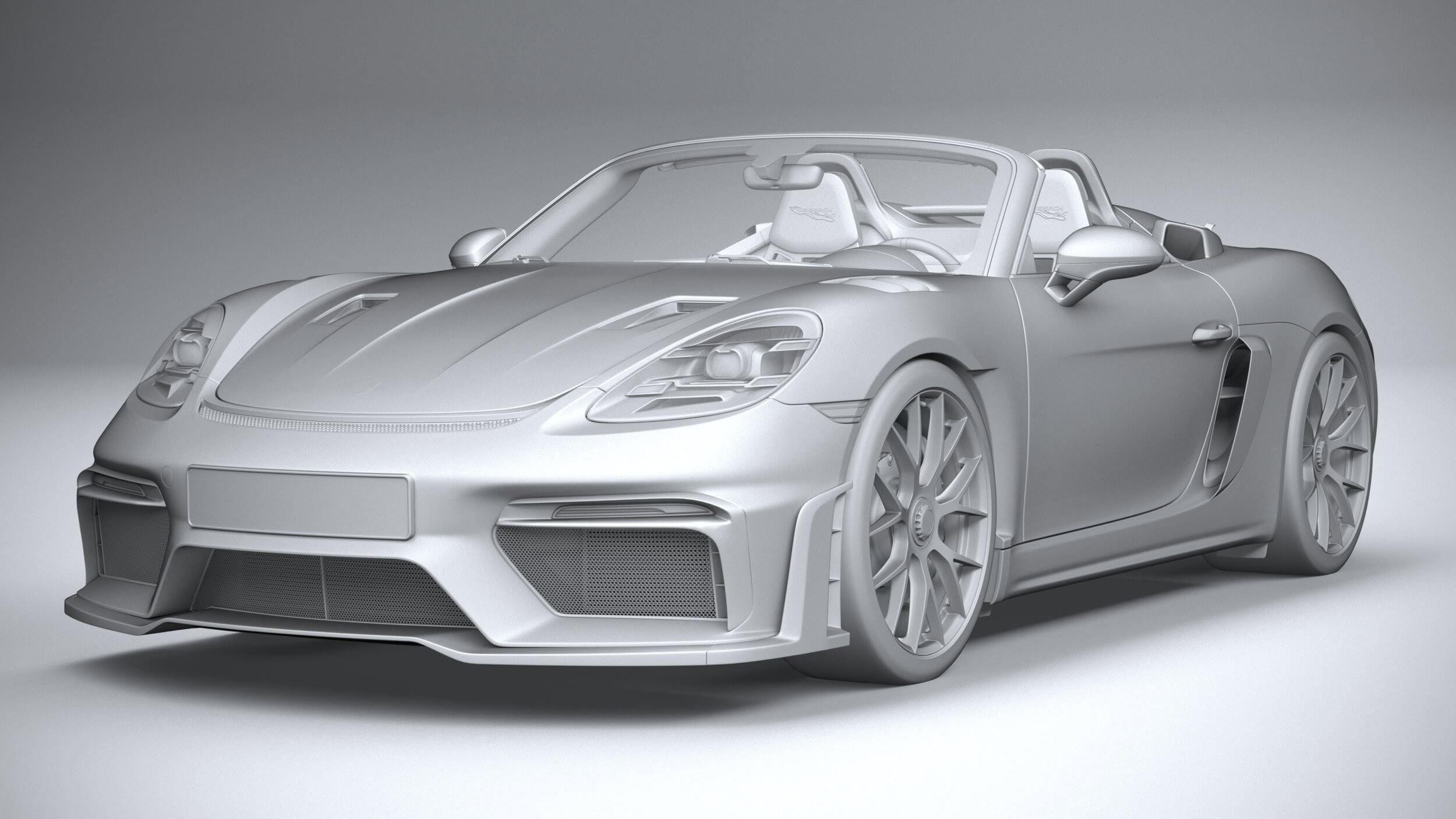 Porsche 718 Boxster Spyder RS 2024 - 3D Model by SQUIR