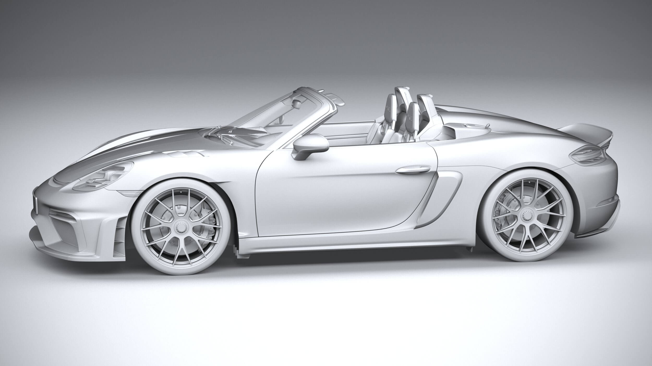 Porsche 718 Boxster Spyder RS 2024 - 3D Model by SQUIR