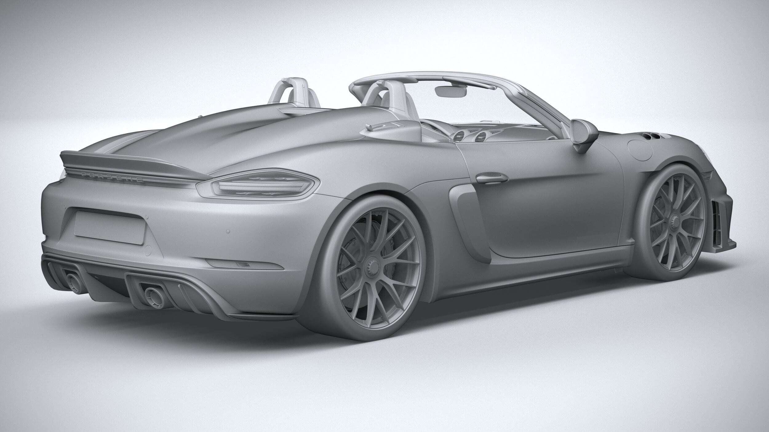 Porsche 718 Boxster Spyder RS 2024 - 3D Model by SQUIR