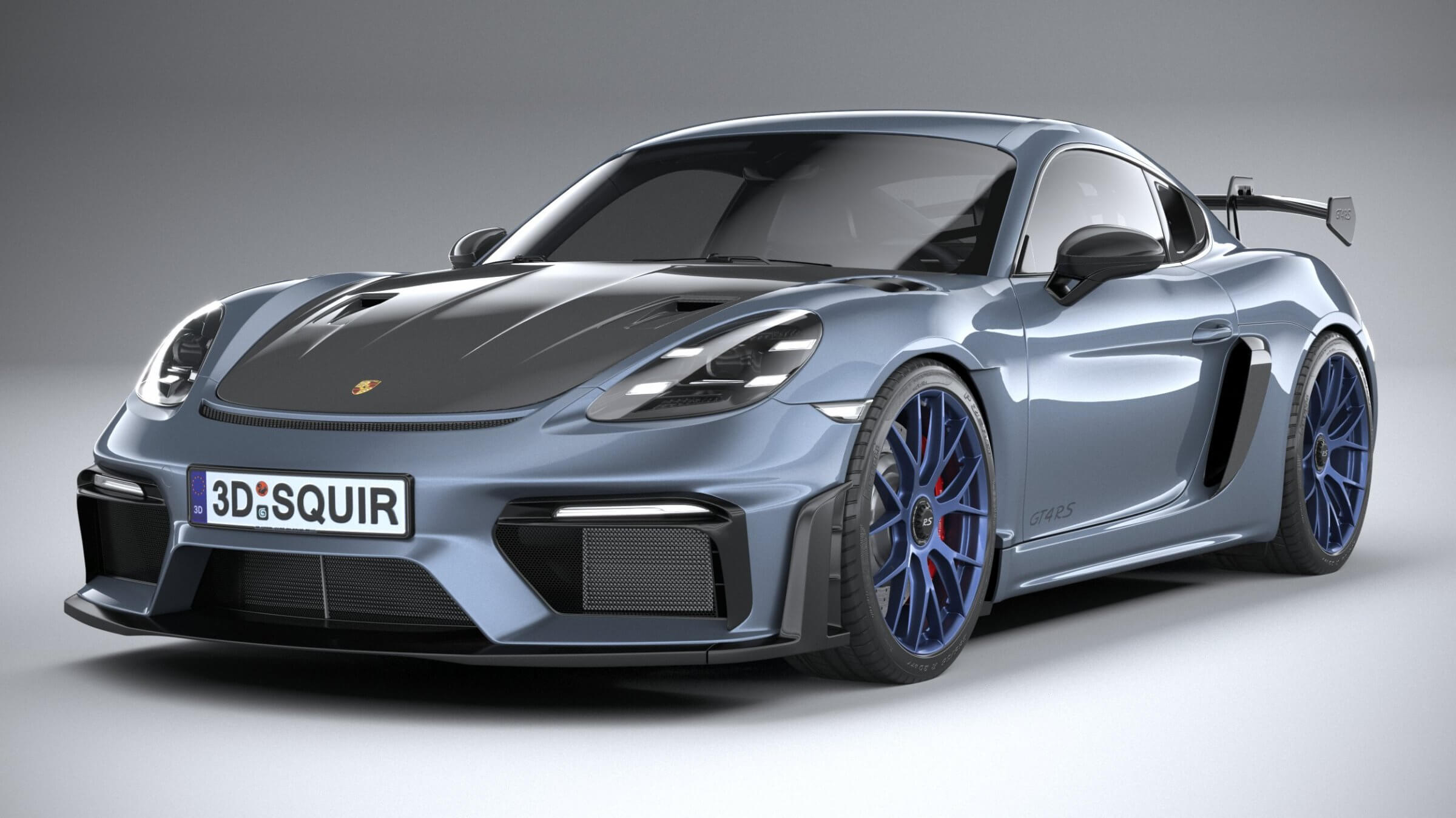 Porsche 718 Cayman GT4 RS 2022 - 3D Model by SQUIR