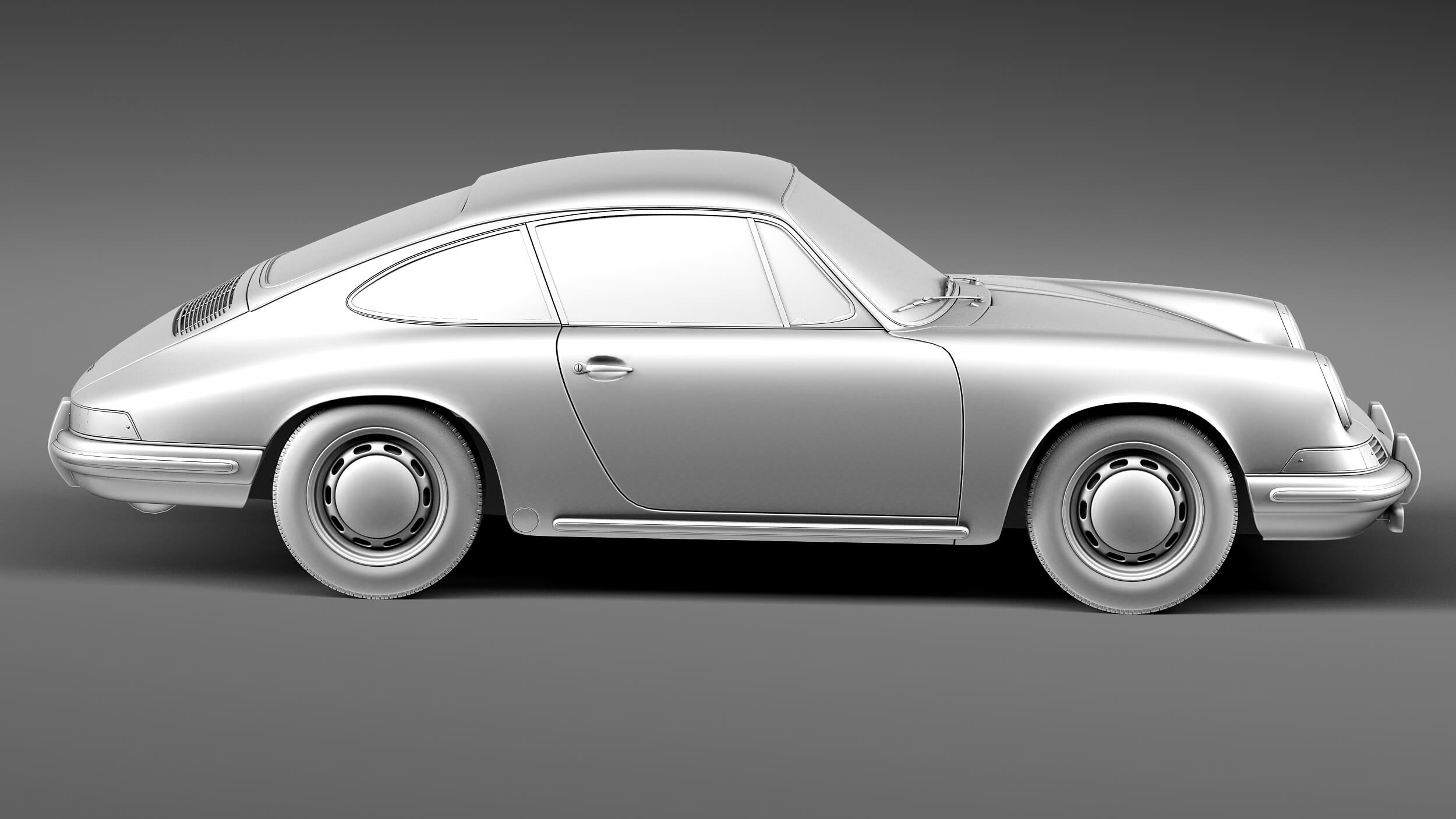 Porsche 901 Coupe 1964 - 3D Model by SQUIR