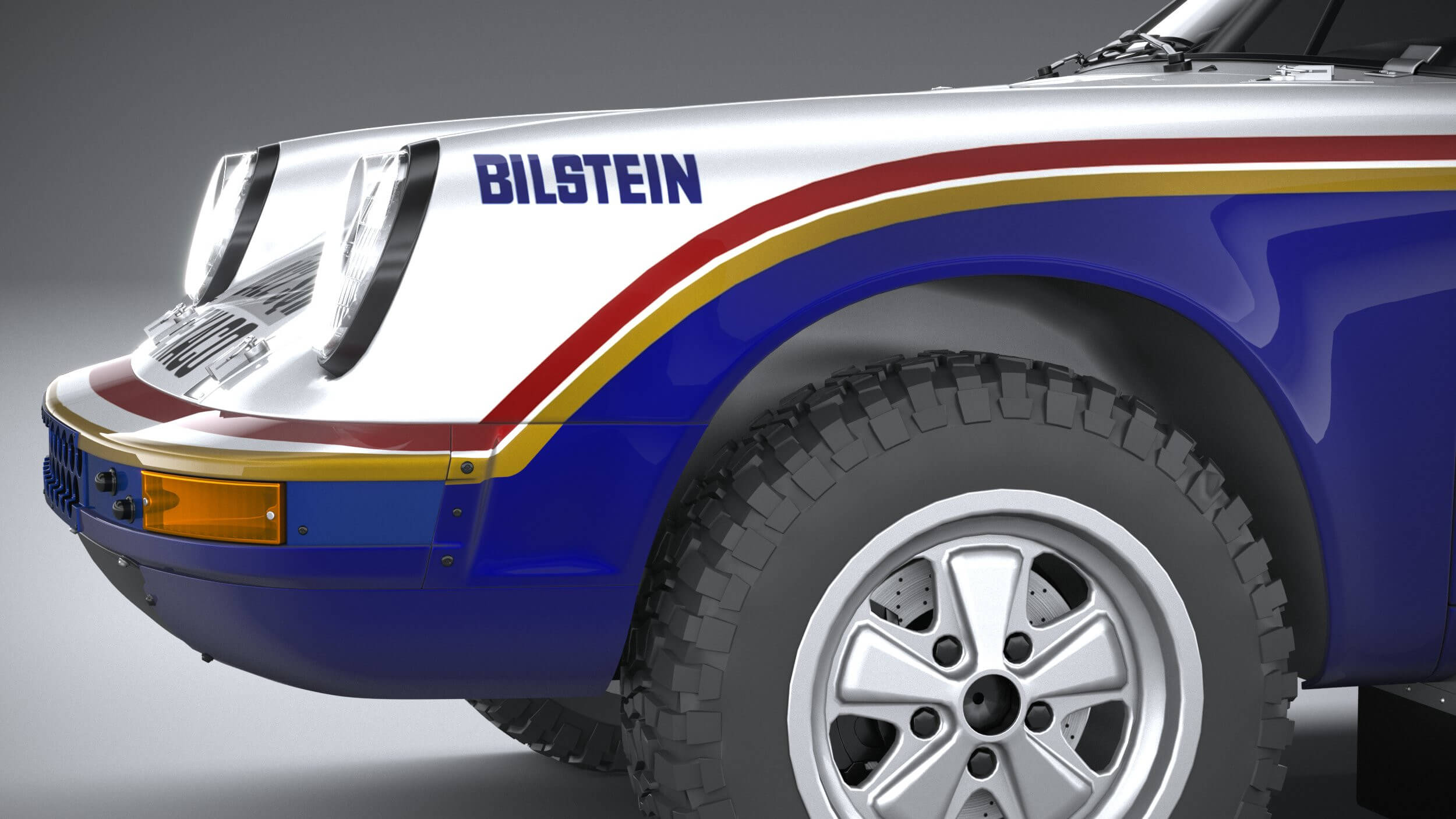 Porsche 911 953 Dakar 1984 - 3D Model by SQUIR
