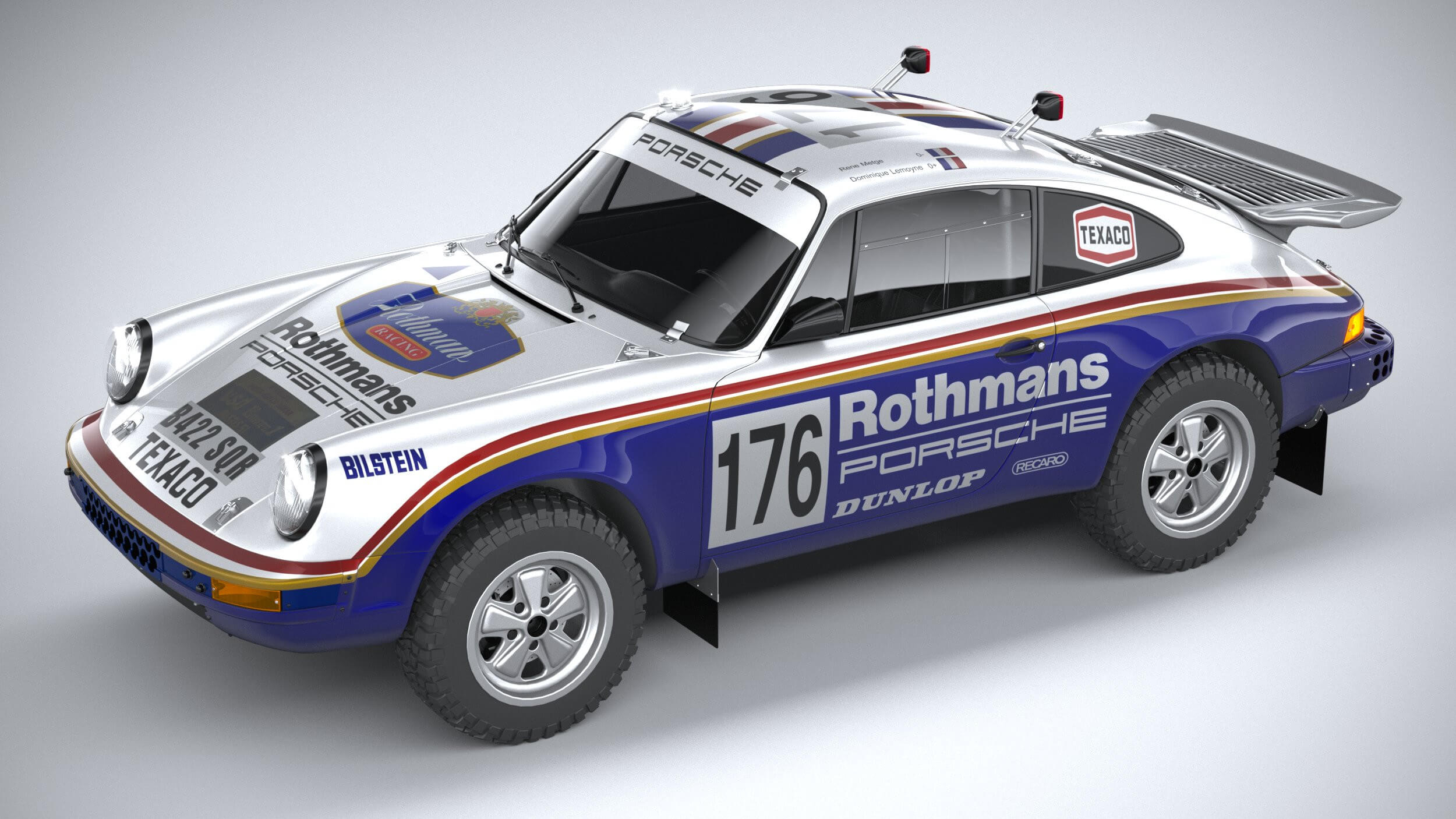 Porsche 911 953 Dakar 1984 - 3D Model by SQUIR