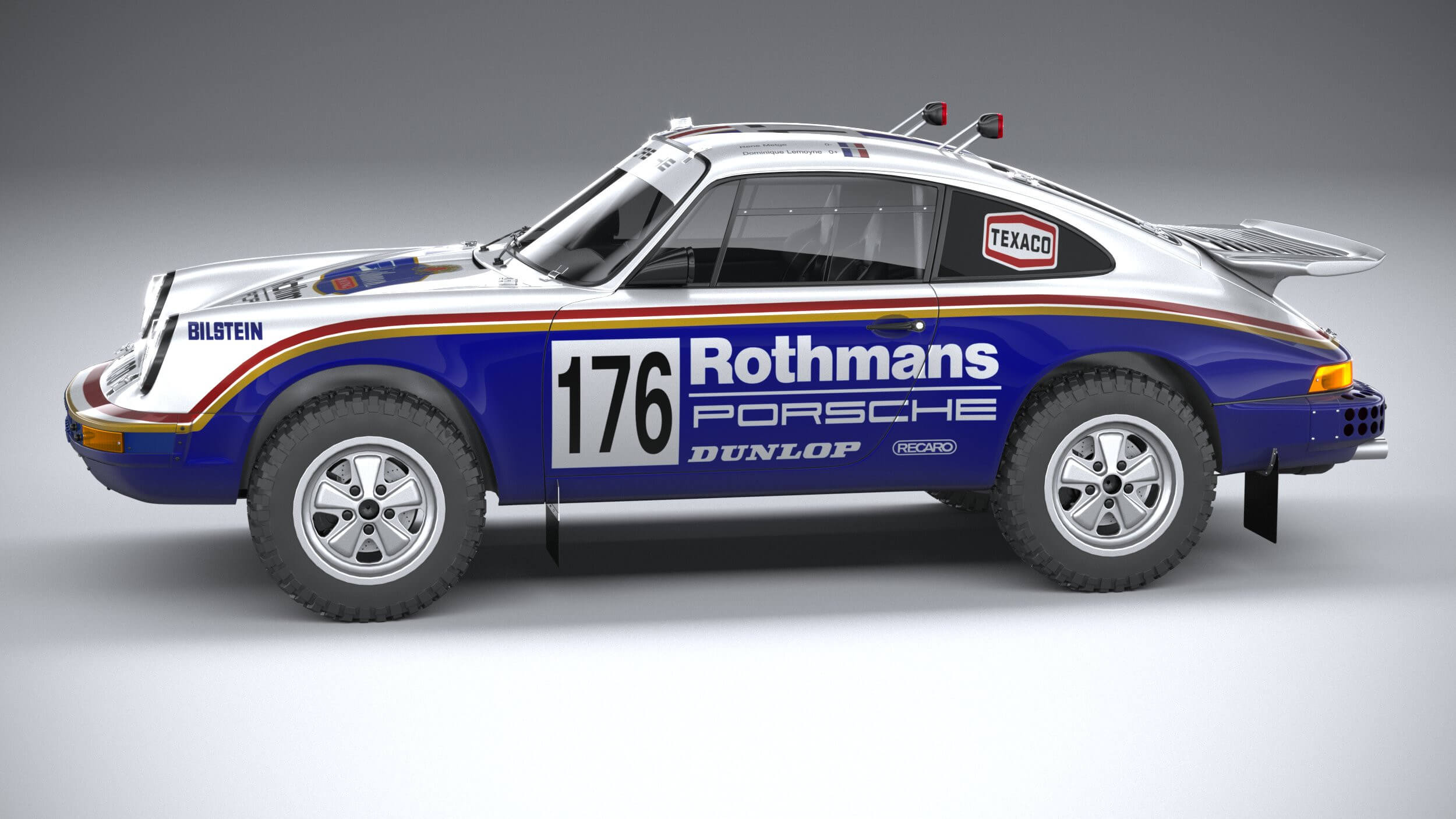 Porsche 911 953 Dakar 1984 - 3D Model by SQUIR