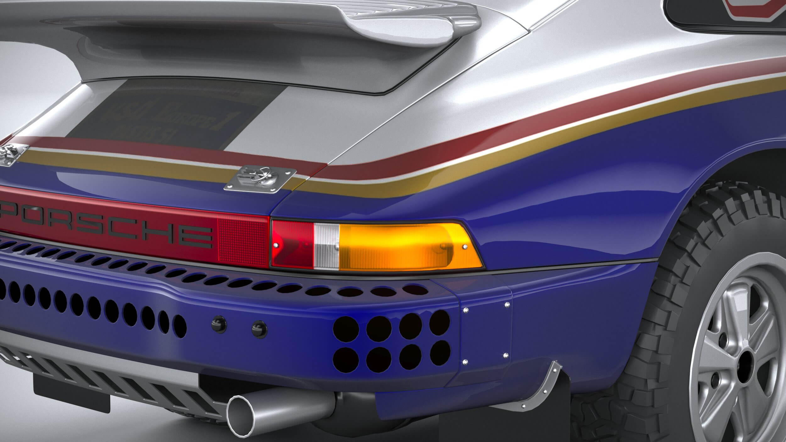 Porsche 911 953 Dakar 1984 - 3D Model by SQUIR