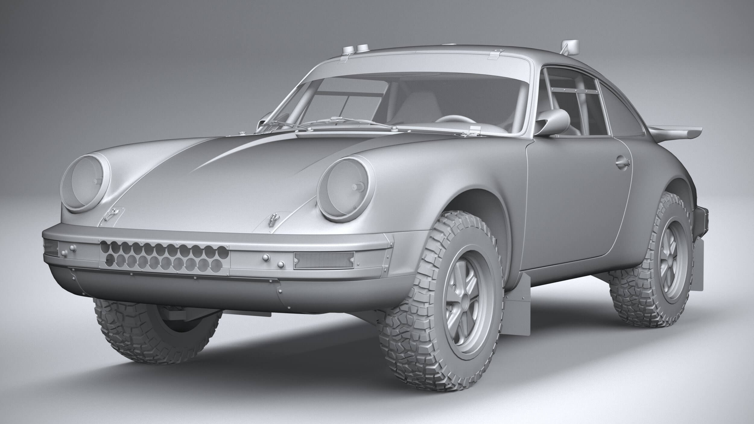 Porsche 911 953 Dakar 1984 - 3D Model by SQUIR