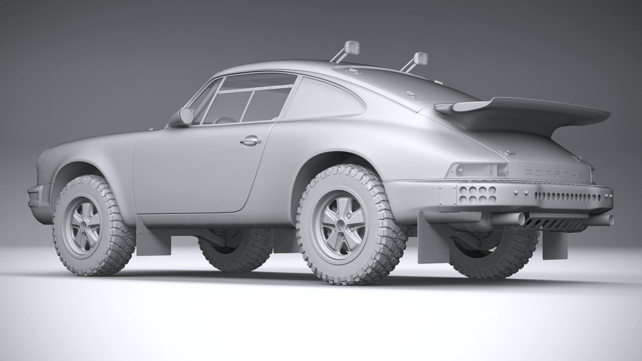 Porsche 911 953 Dakar 1984 - 3D Model by SQUIR
