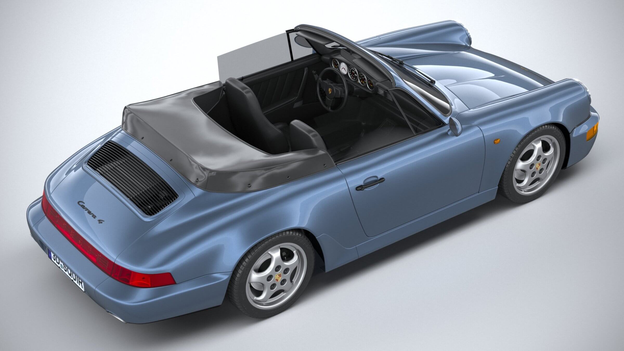 Porsche 911 964 Cabrio 1993 - 3D Model by SQUIR