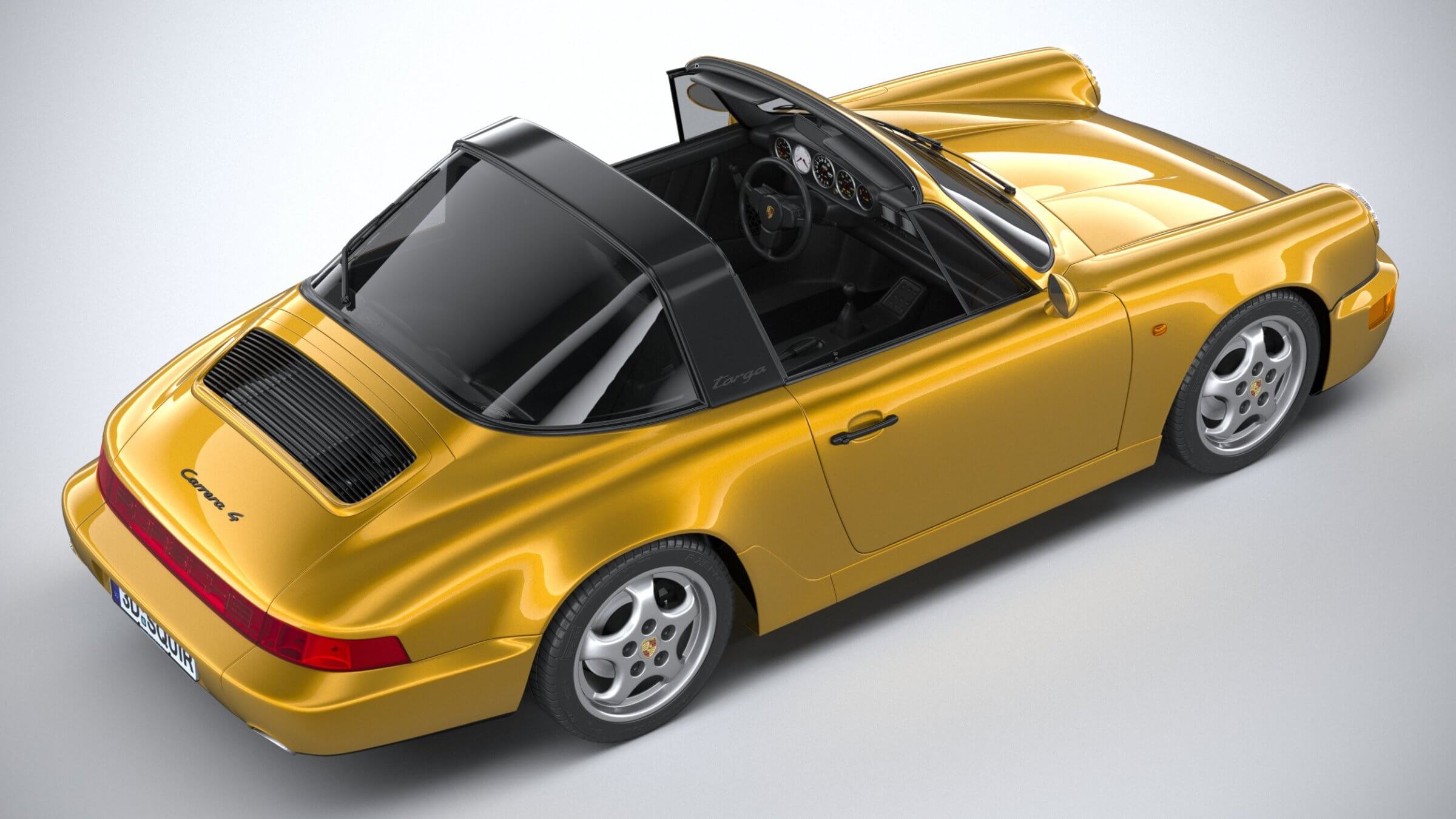 Porsche 911 964 Targa 1993 - 3D Model by SQUIR