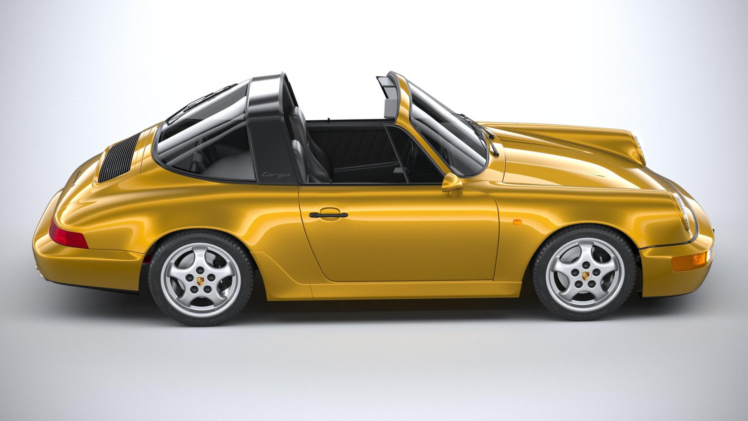 Porsche 911 964 Targa 1993 - 3D Model by SQUIR