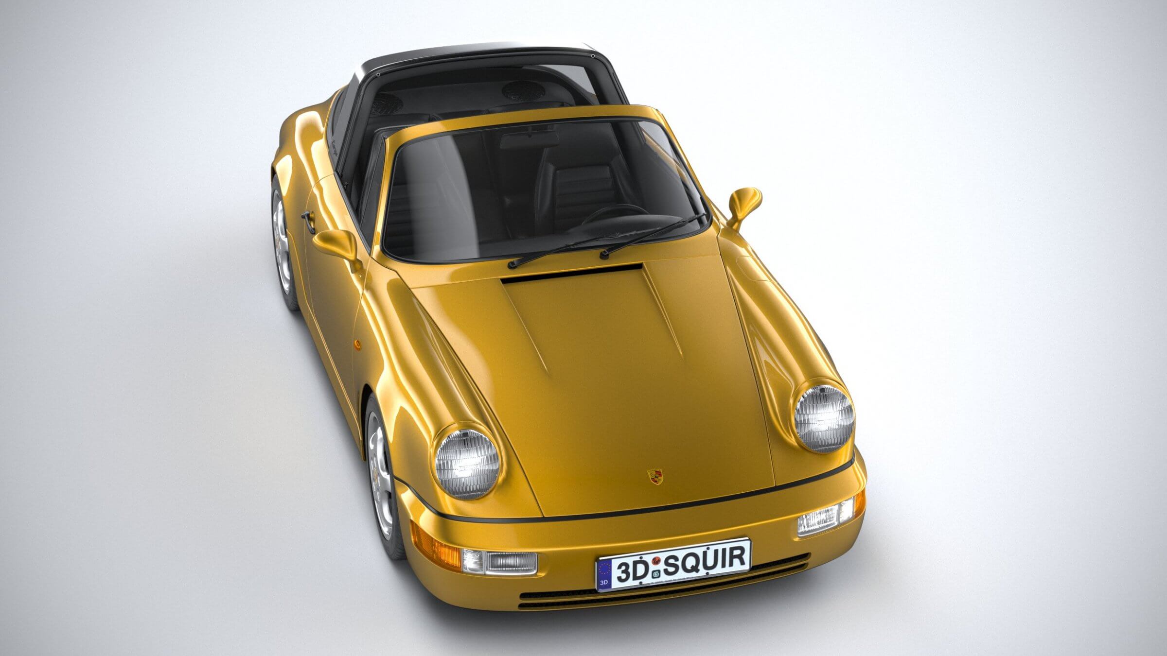 Porsche 911 964 Targa 1993 - 3D Model by SQUIR
