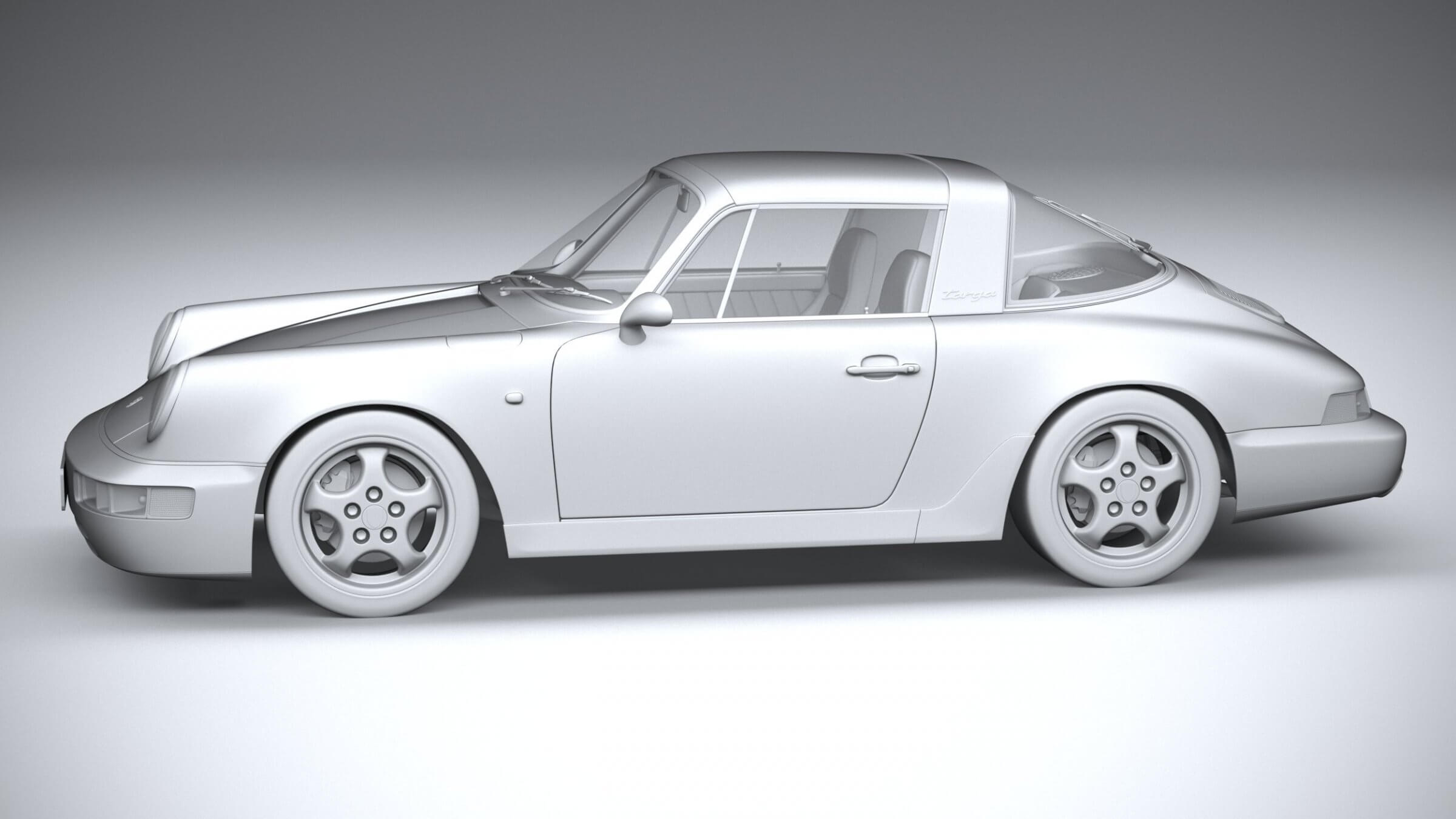 Porsche 911 964 Targa 1993 - 3D Model by SQUIR