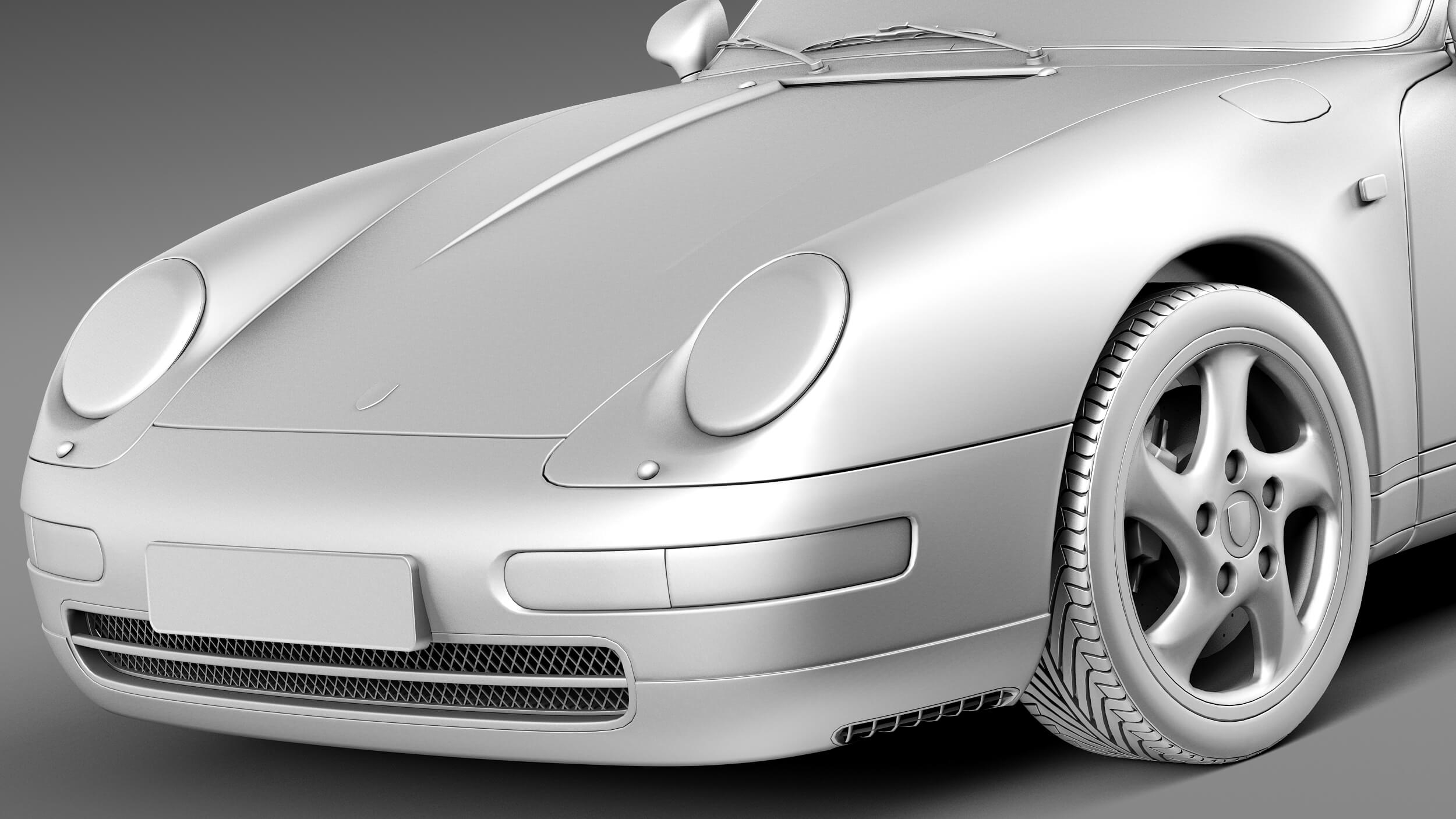 Porsche 911 993 Carrera 1994-1997 3D Model by SQUIR