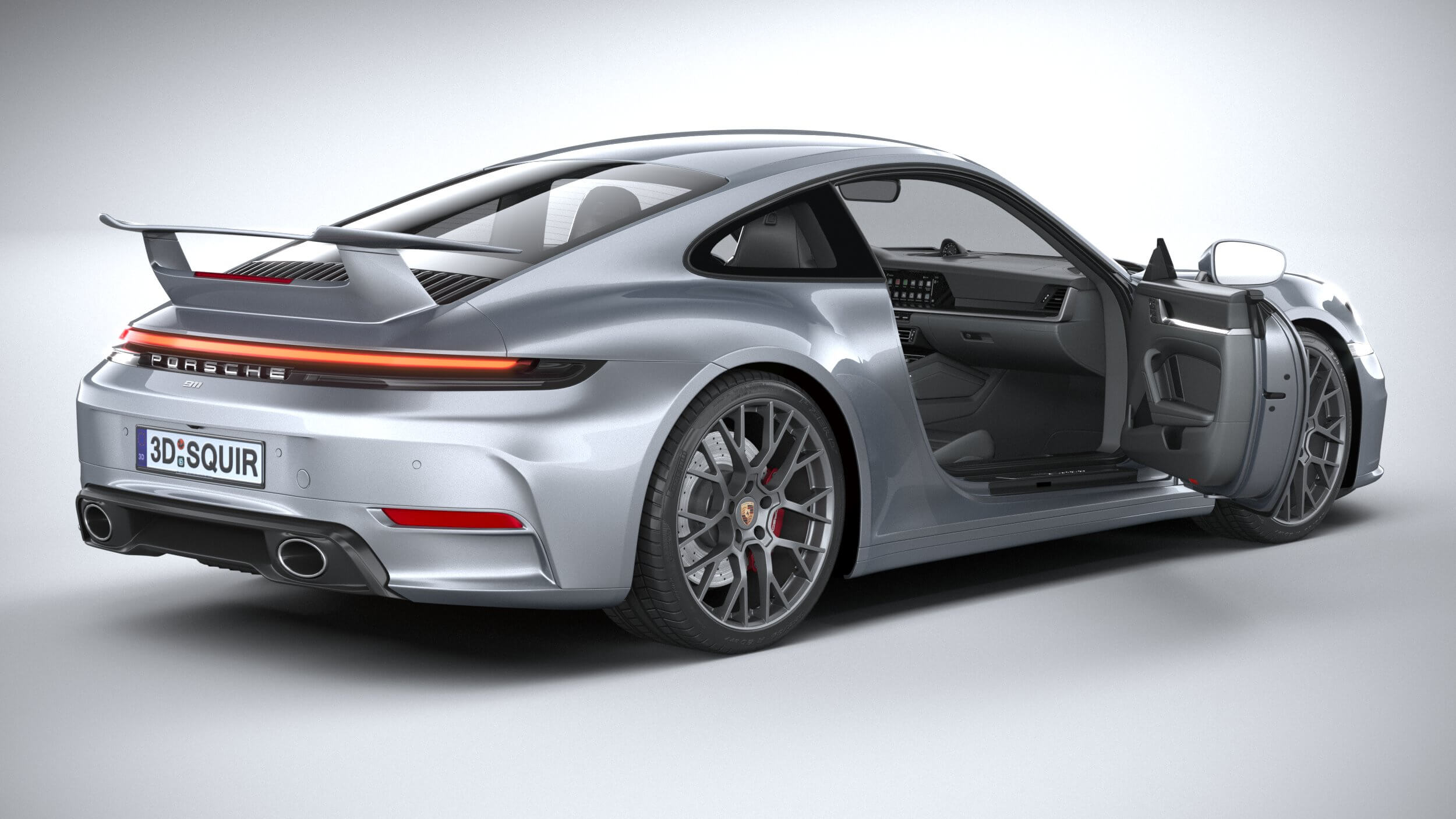 Porsche 911 Carrera Aerokit 2025 - 3D Model by SQUIR