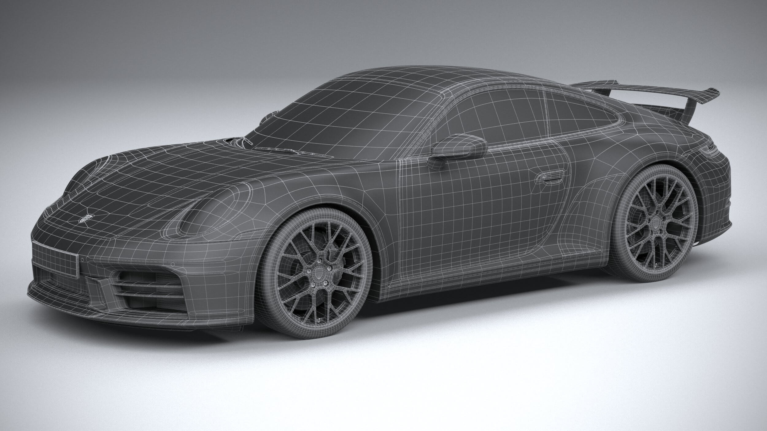 Porsche 911 Carrera Aerokit 2025 - 3D Model by SQUIR