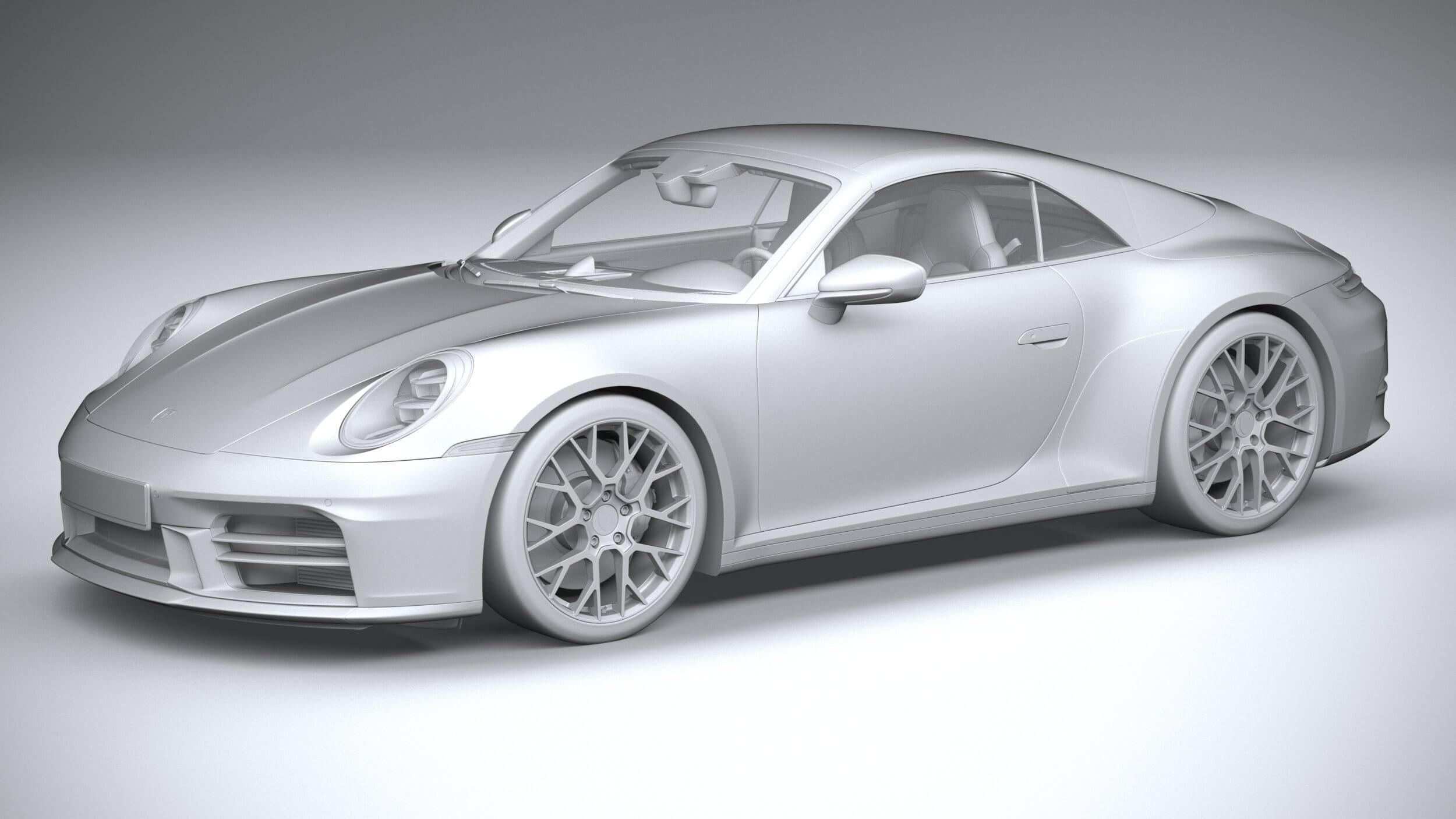 Porsche 911 Carrera Cabriolet Aerokit 2025 - 3D Model by SQUIR