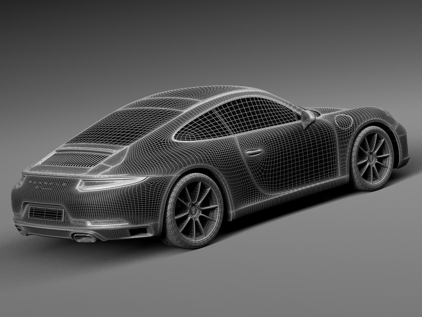 Porsche 911 Carrera Coupe 2016 - 3D Model by SQUIR