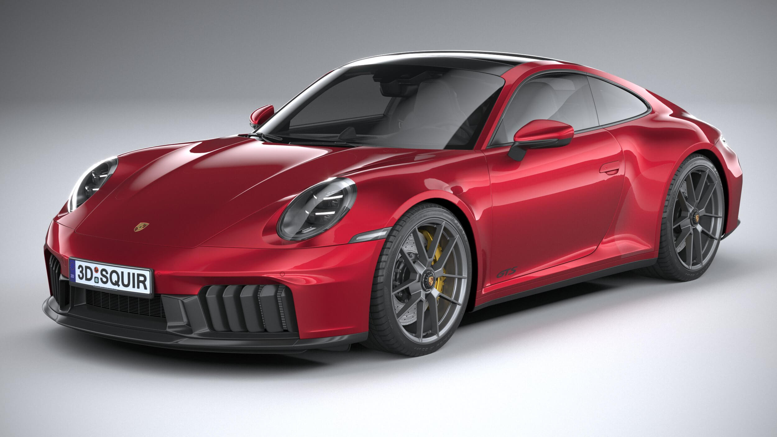 Porsche 911 Carrera GTS 2025 - 3D Model by SQUIR