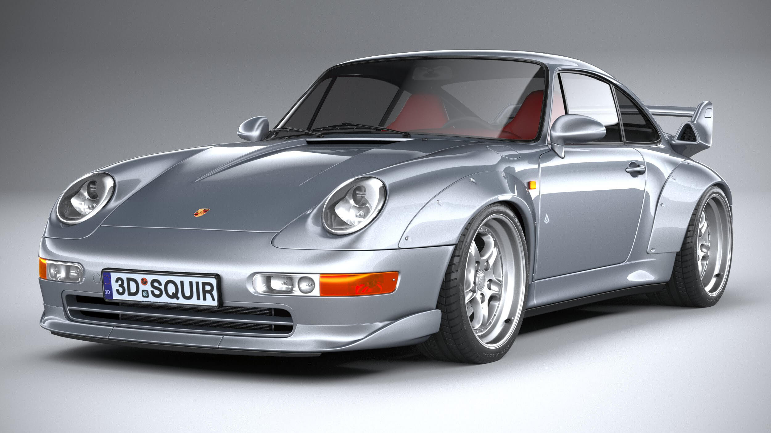 Porsche 911 GT2 993 1993 - 3D Model by SQUIR