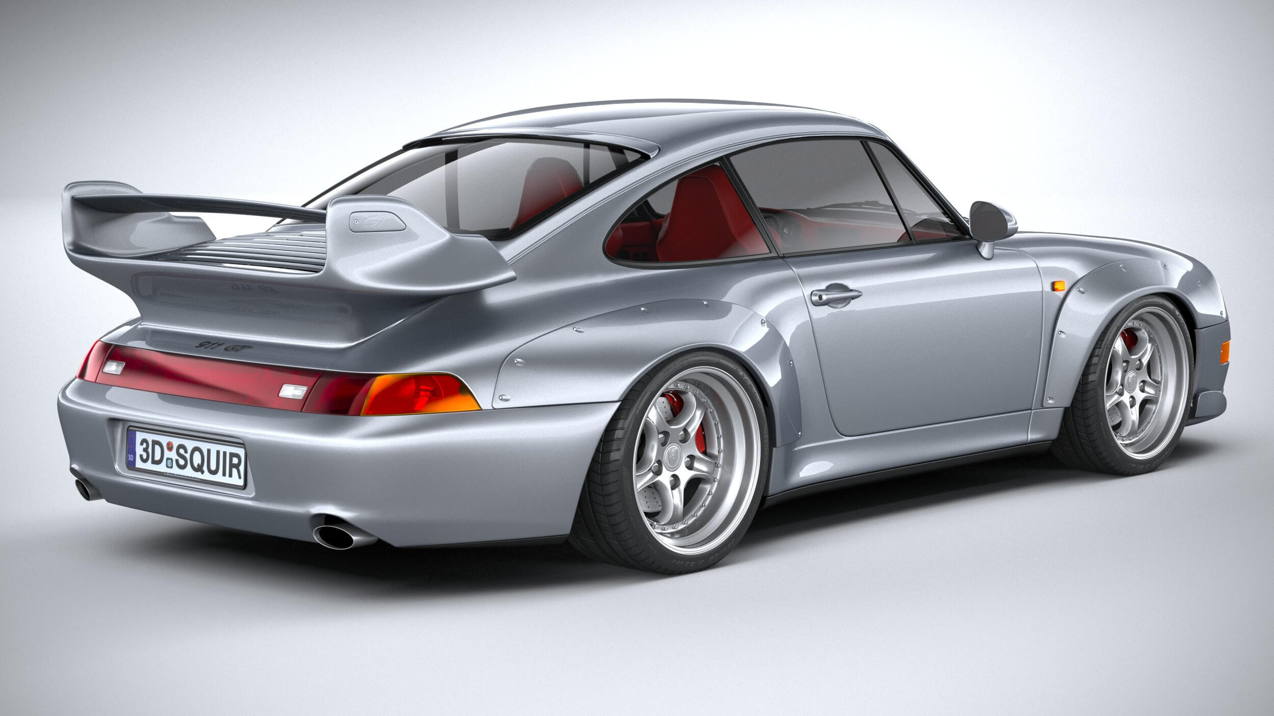 Porsche 911 GT2 993 1993 - 3D Model by SQUIR