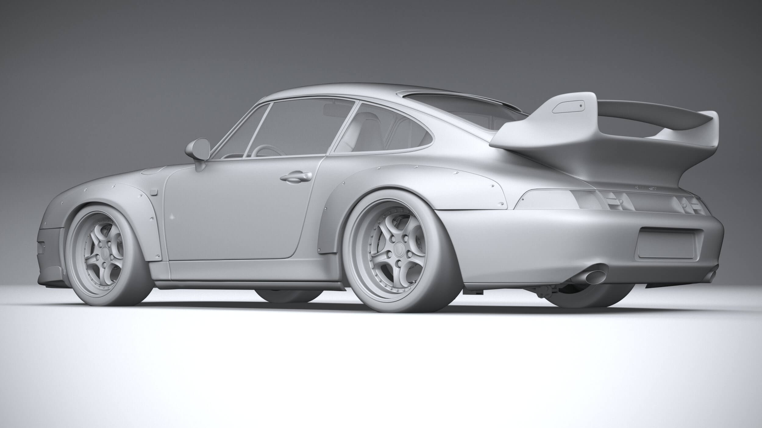 Porsche 911 GT2 993 1993 - 3D Model by SQUIR