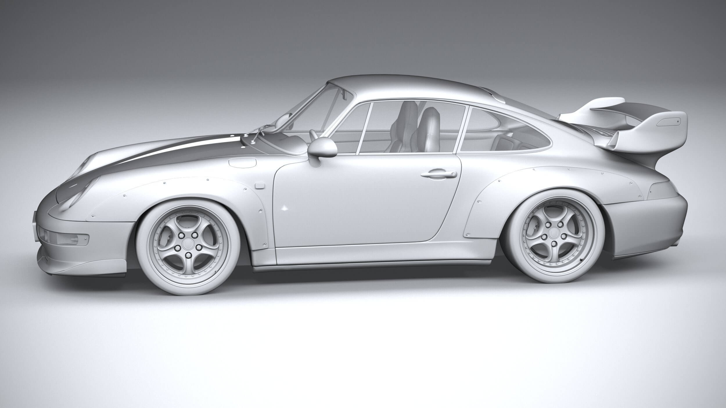 Porsche 911 GT2 993 1993 - 3D Model by SQUIR