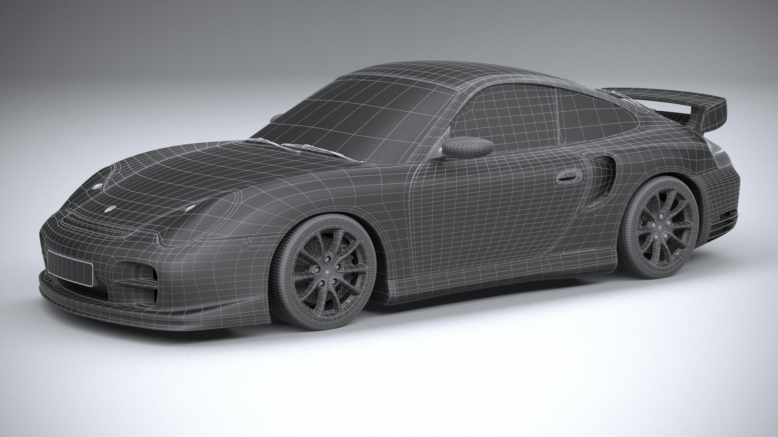 Porsche 911 GT2 996 2003 - 3D Model by SQUIR