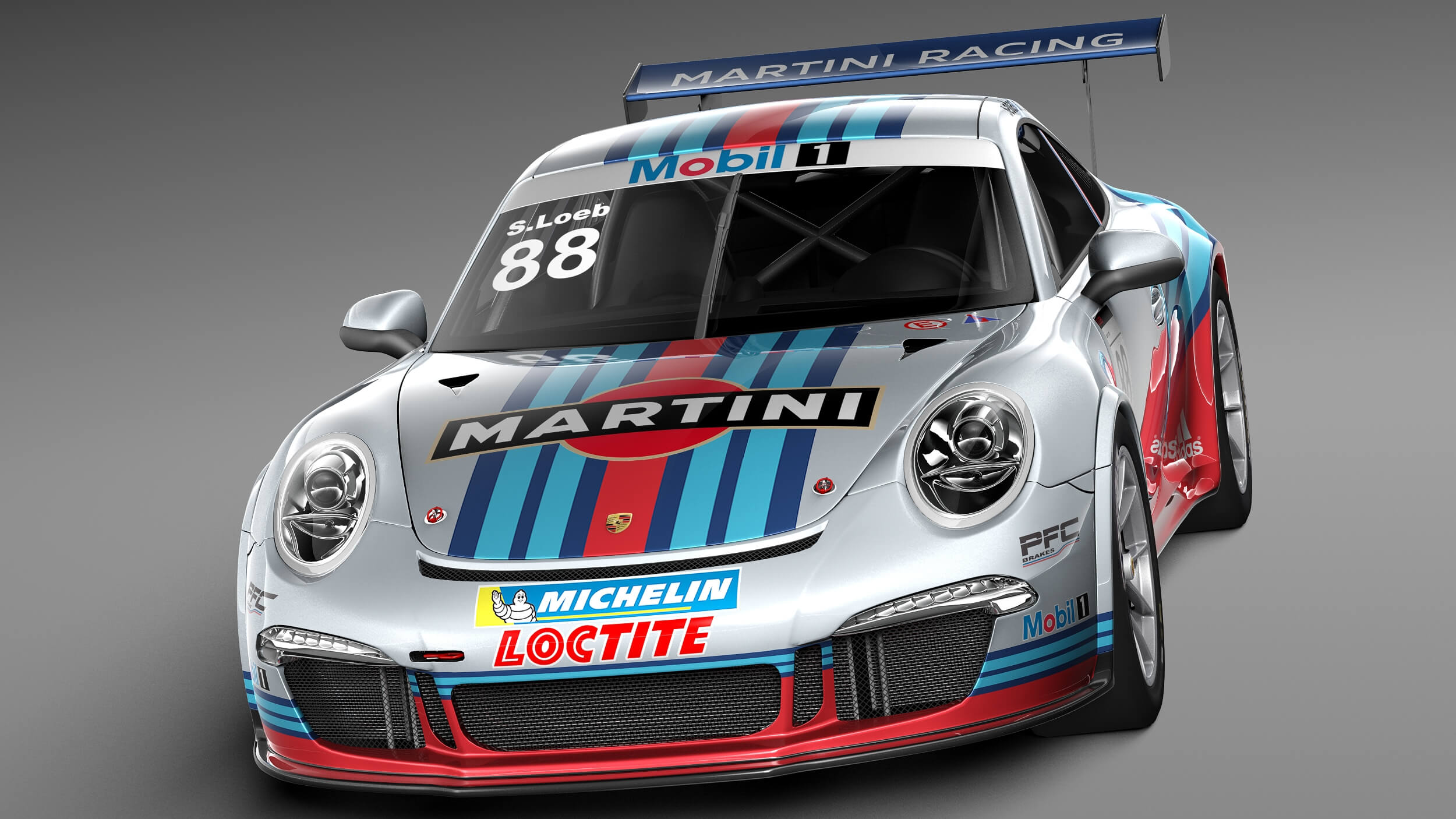 Porsche 911 GT3 Cup 2013 Martini - 3D Model by SQUIR