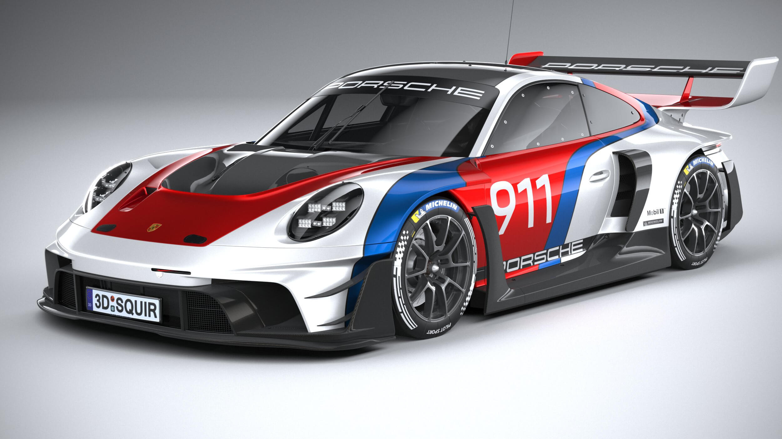 Porsche 911 GT3 R Rennsport 2023 - 3D Model by SQUIR