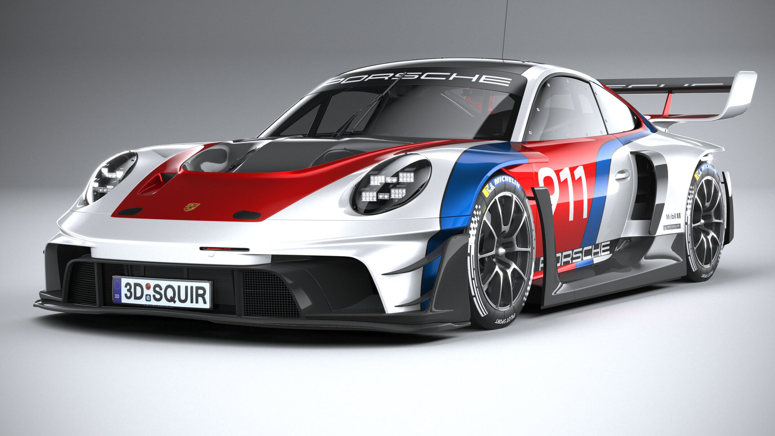 Porsche 911 GT3 R Rennsport 2023 - 3D Model by SQUIR
