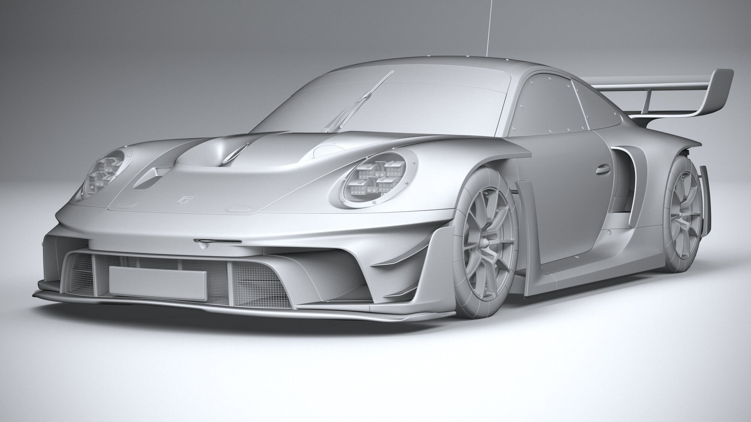Porsche 911 GT3 R Rennsport 2023 - 3D Model by SQUIR