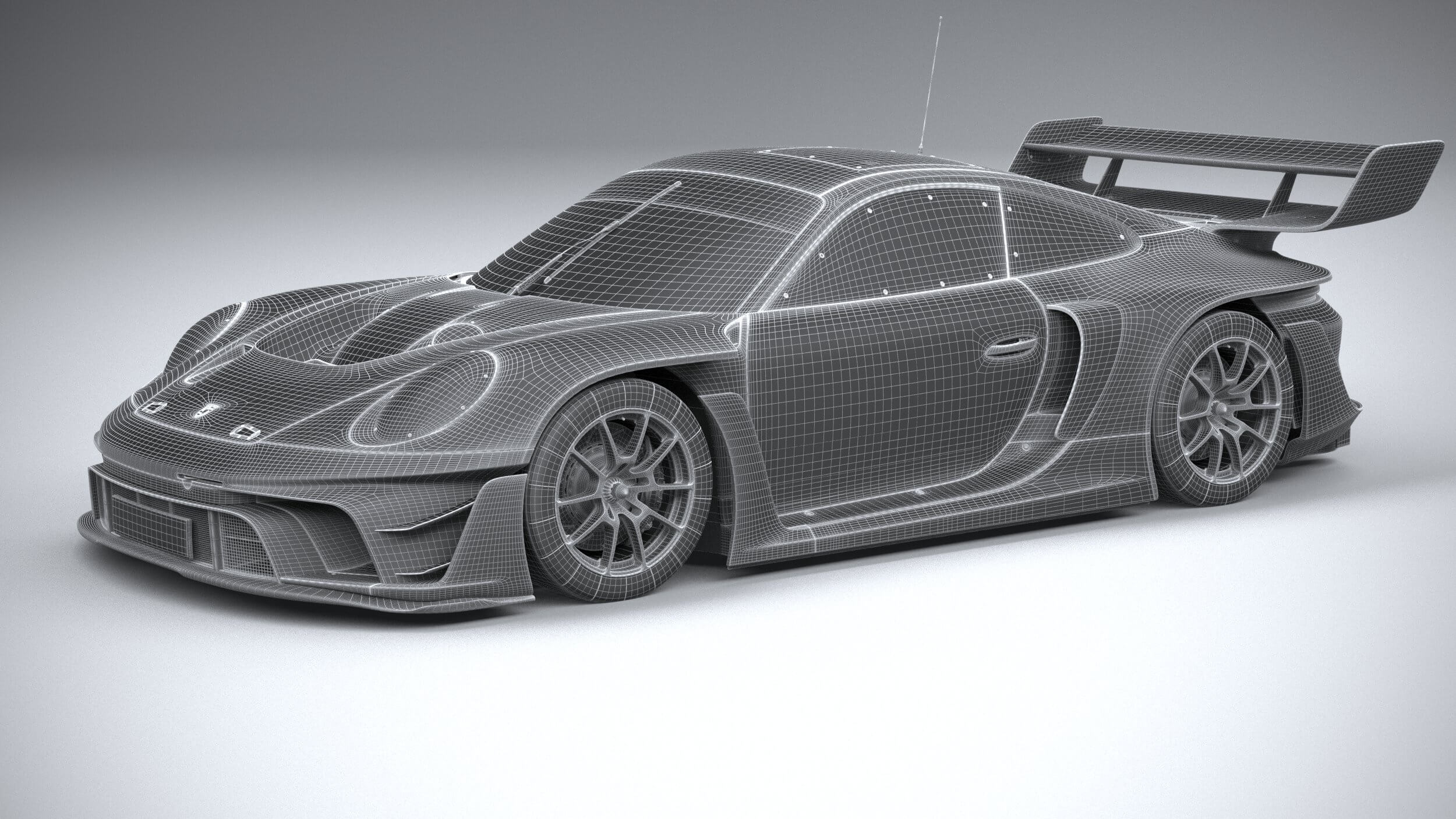 Porsche 911 GT3 R Rennsport 2023 - 3D Model by SQUIR
