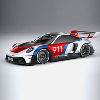 Porsche 911 GT3 R Rennsport 2023 - 3D Model by SQUIR