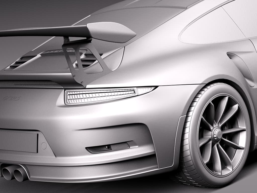 Porsche 911 GT3 RS 2016 - 3D Model by SQUIR