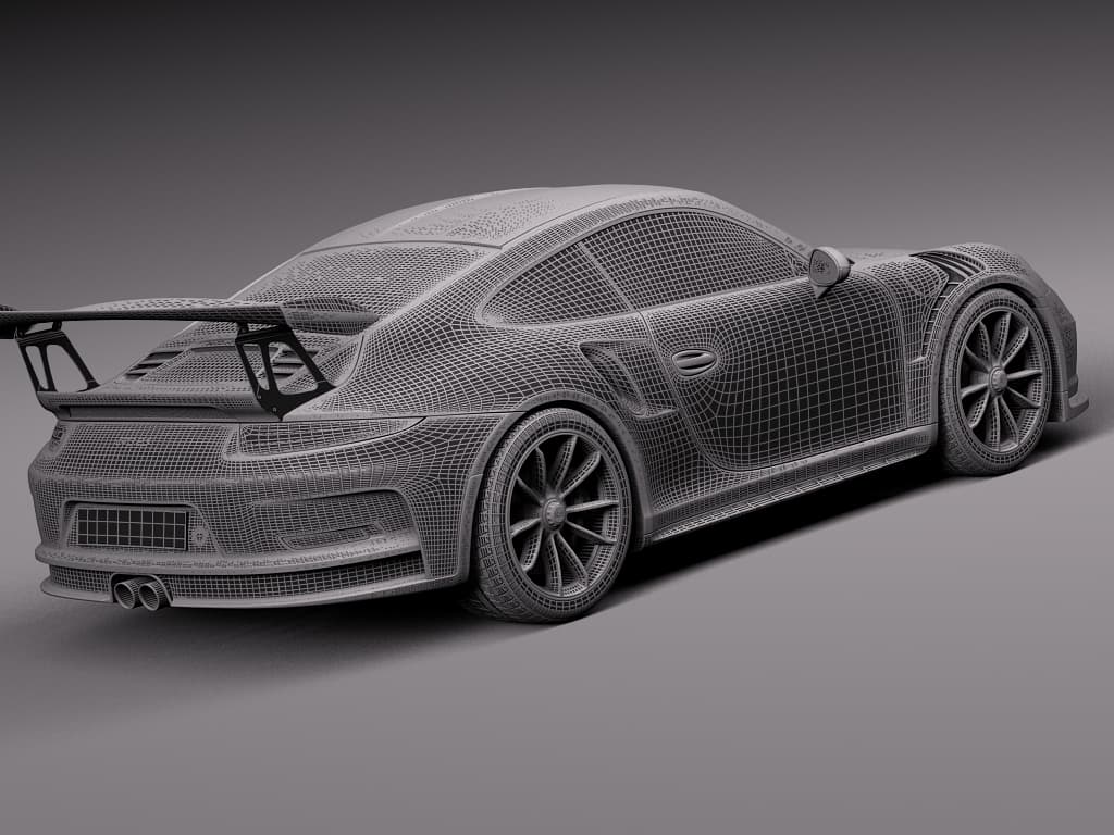 Porsche 911 GT3 RS 2016 - 3D Model by SQUIR
