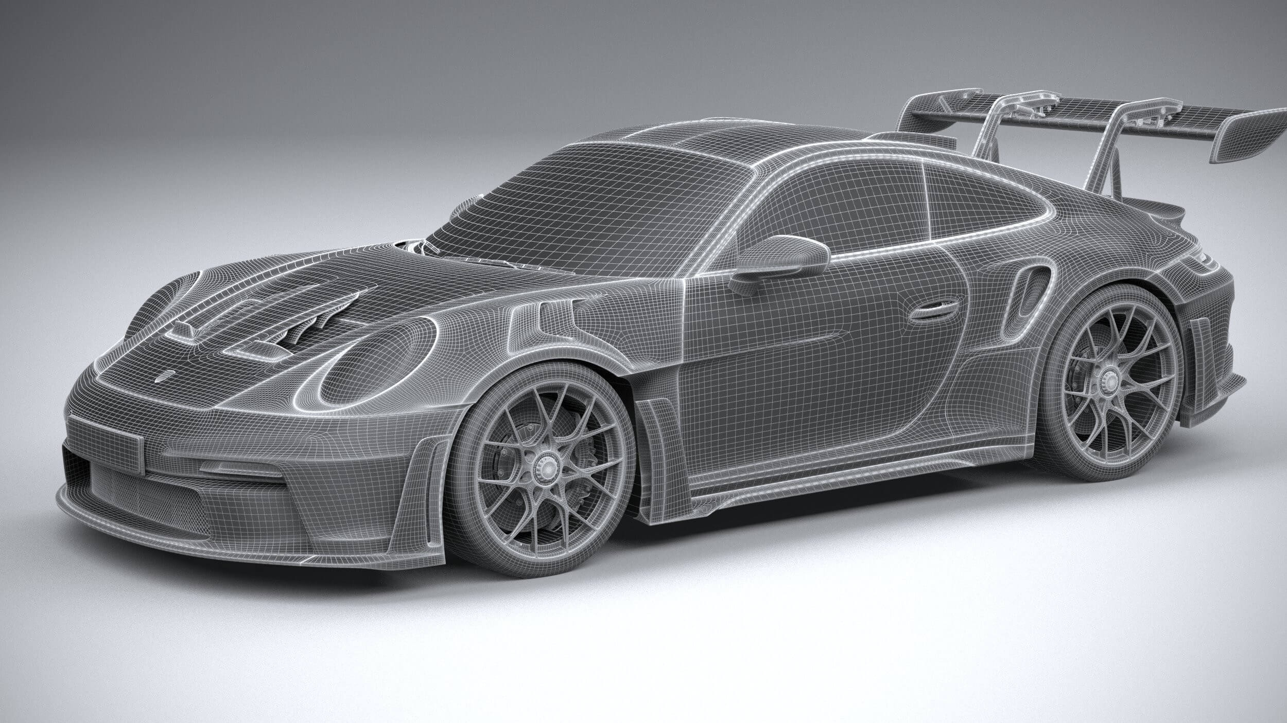 Porsche 911 GT3RS 2023 - 3D Model by SQUIR