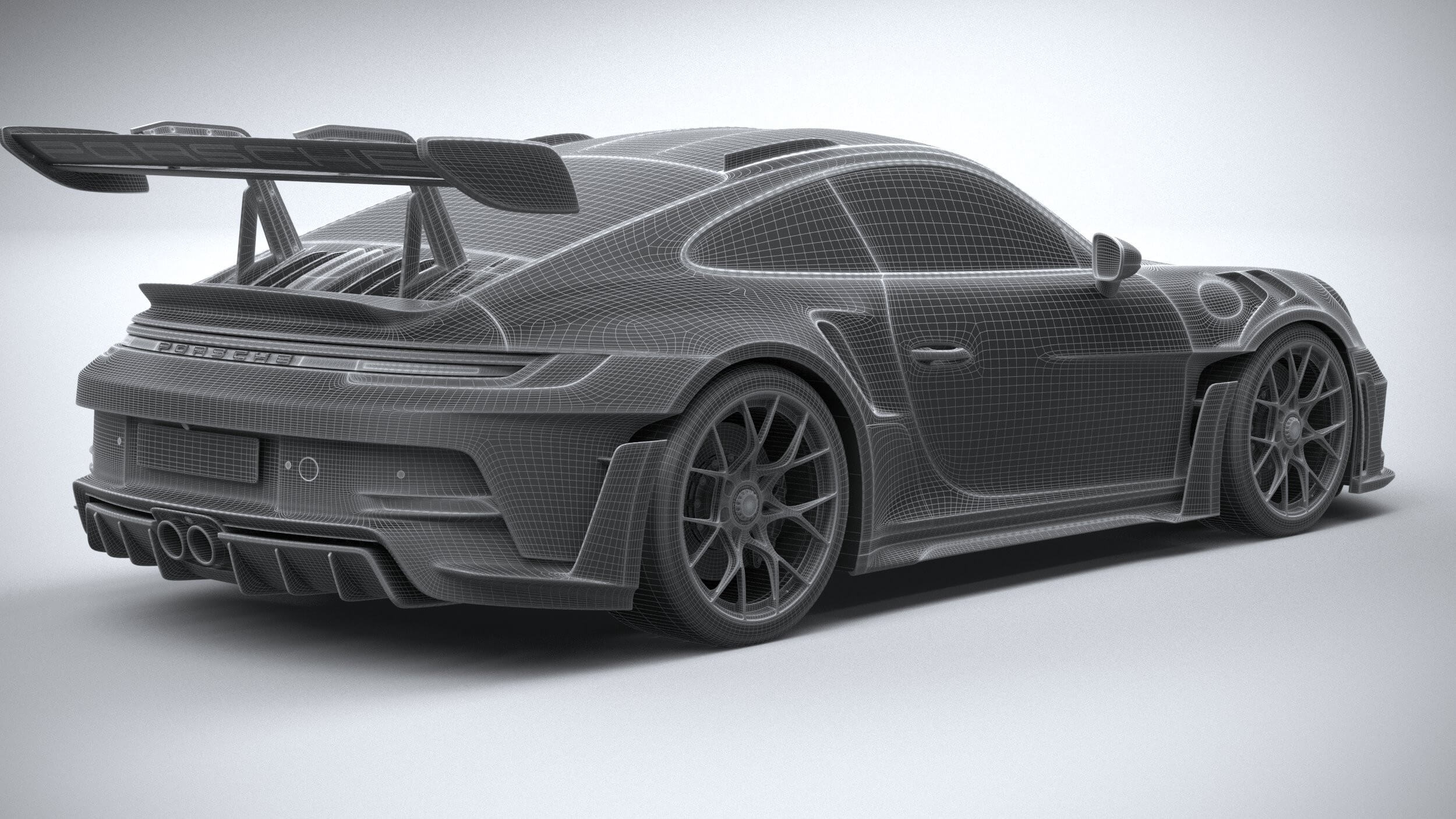Porsche 911 GT3RS 2023 - 3D Model by SQUIR