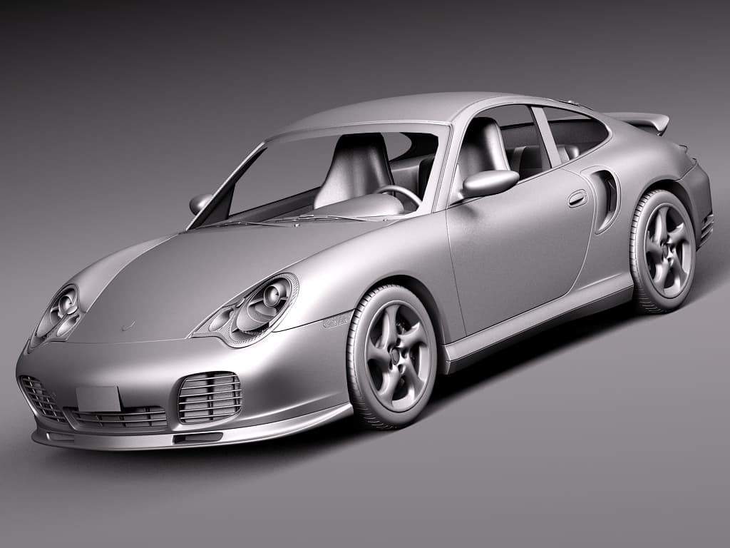 Porsche 911 Turbo 996 2002 - 3D Model by SQUIR
