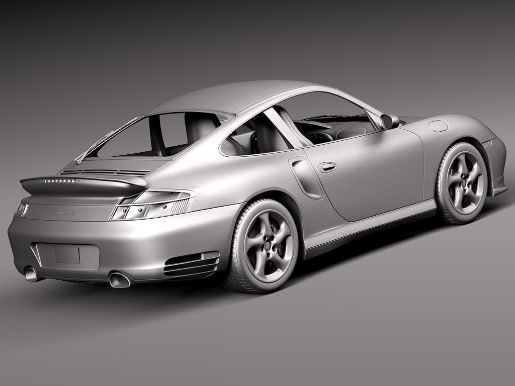 Porsche 911 Turbo 996 2002 - 3D Model by SQUIR