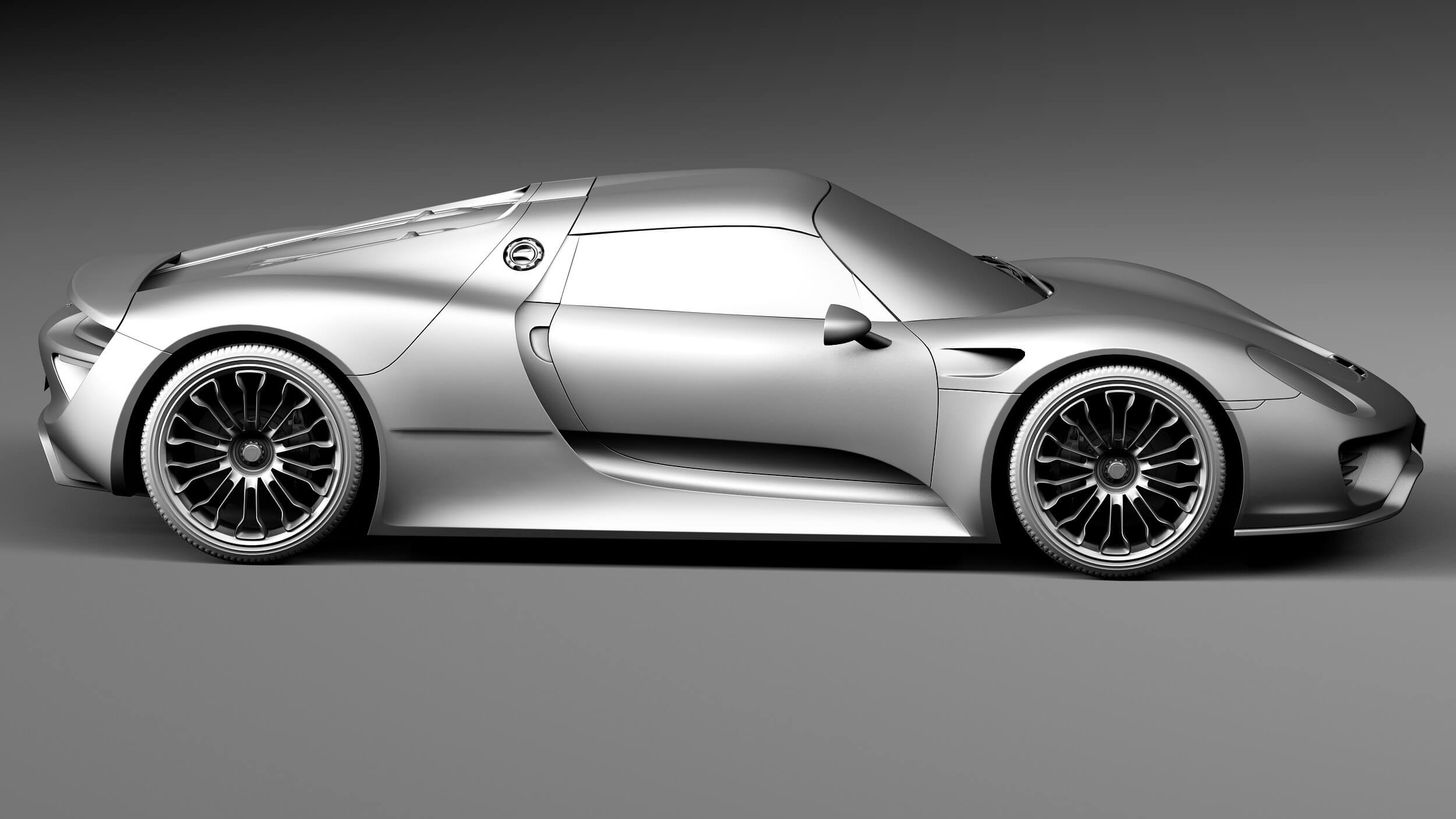 2022 Porsche 918 Spyder Side View