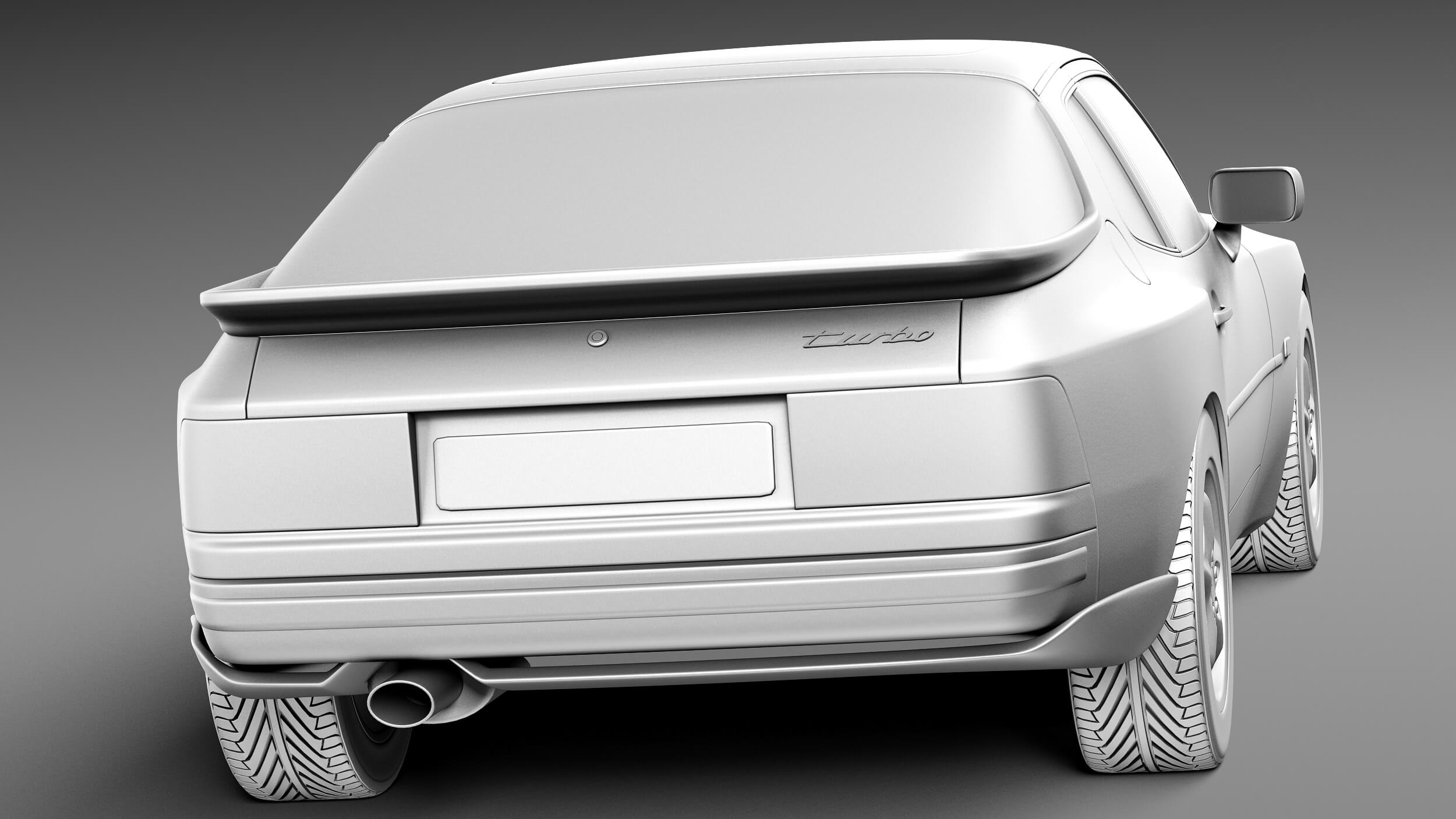 Porsche 944 1982-1991 3D Model by SQUIR