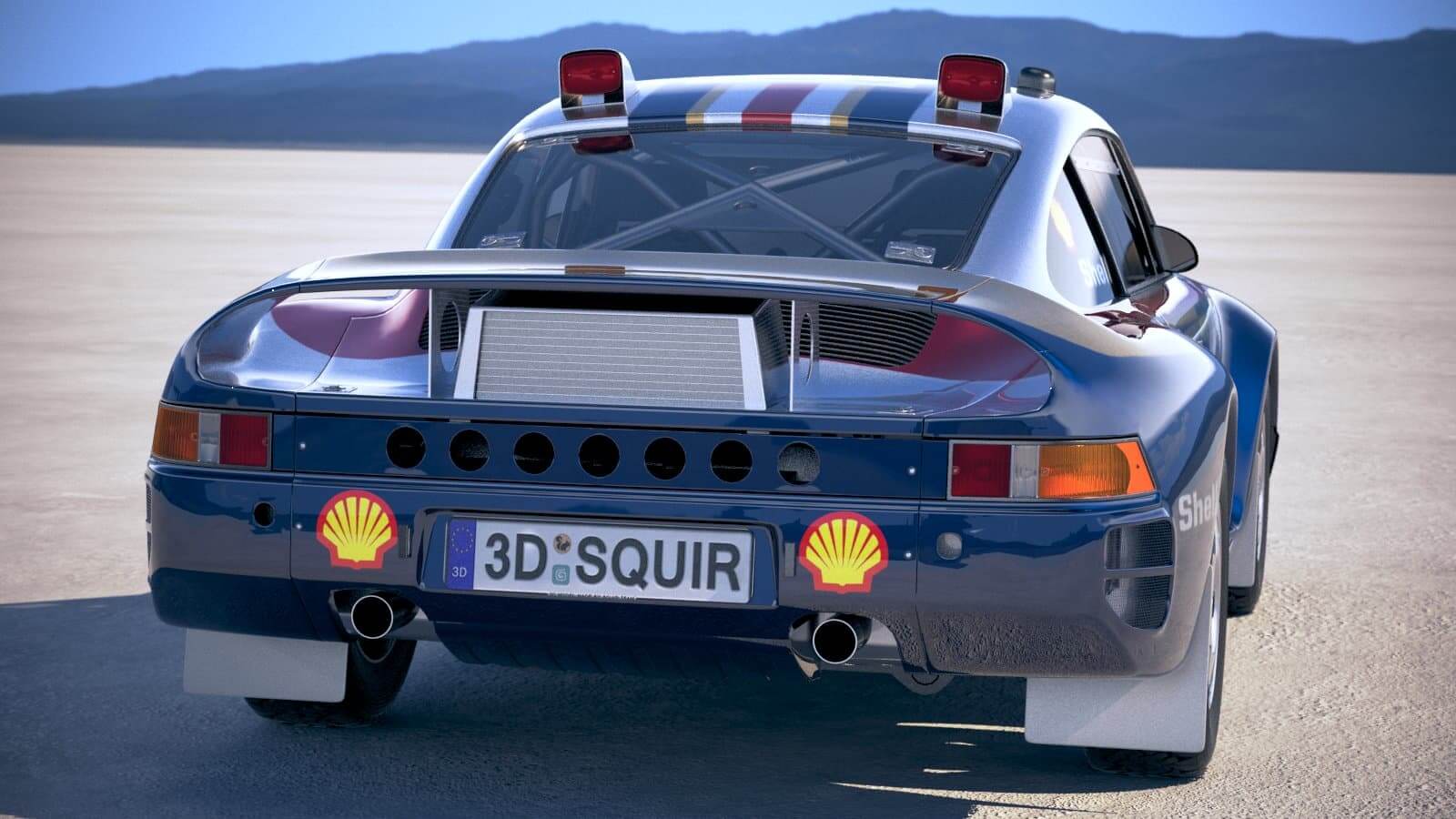 Porsche 958 Rothmans Rally 1985 - 3D Model by SQUIR