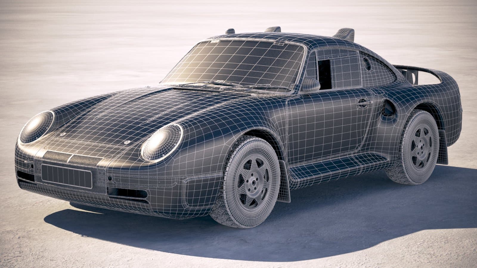 Porsche 958 Rothmans Rally 1985 - 3D Model by SQUIR