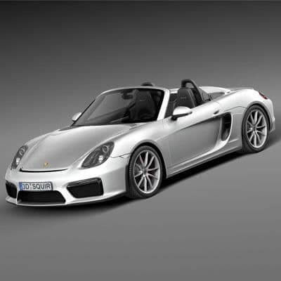 Porsche Boxster Spyder 2016 - 3D Model by SQUIR